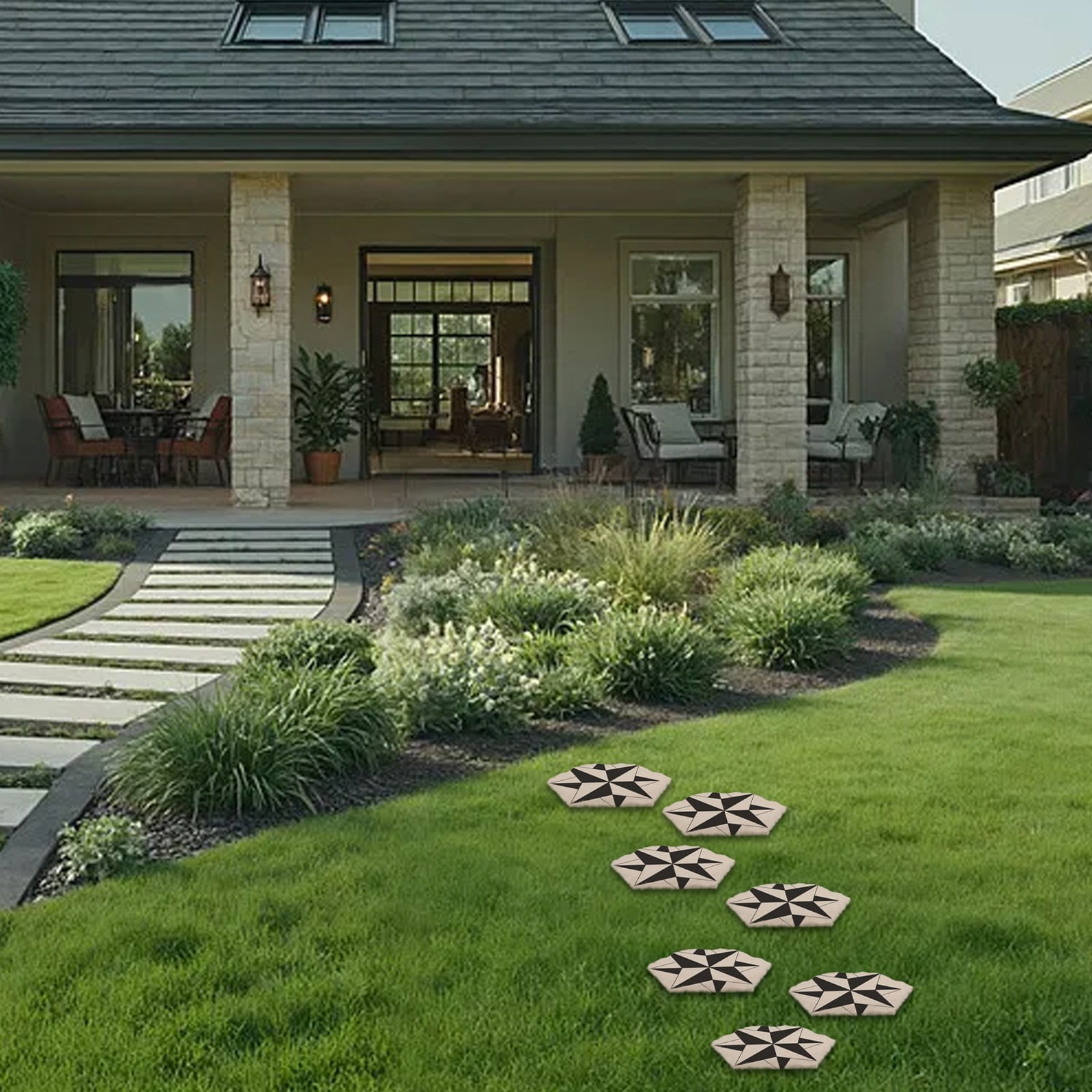 Pebbles Outdoor Decorative Pebbles Stones Plastic Resin Garden Rock ...