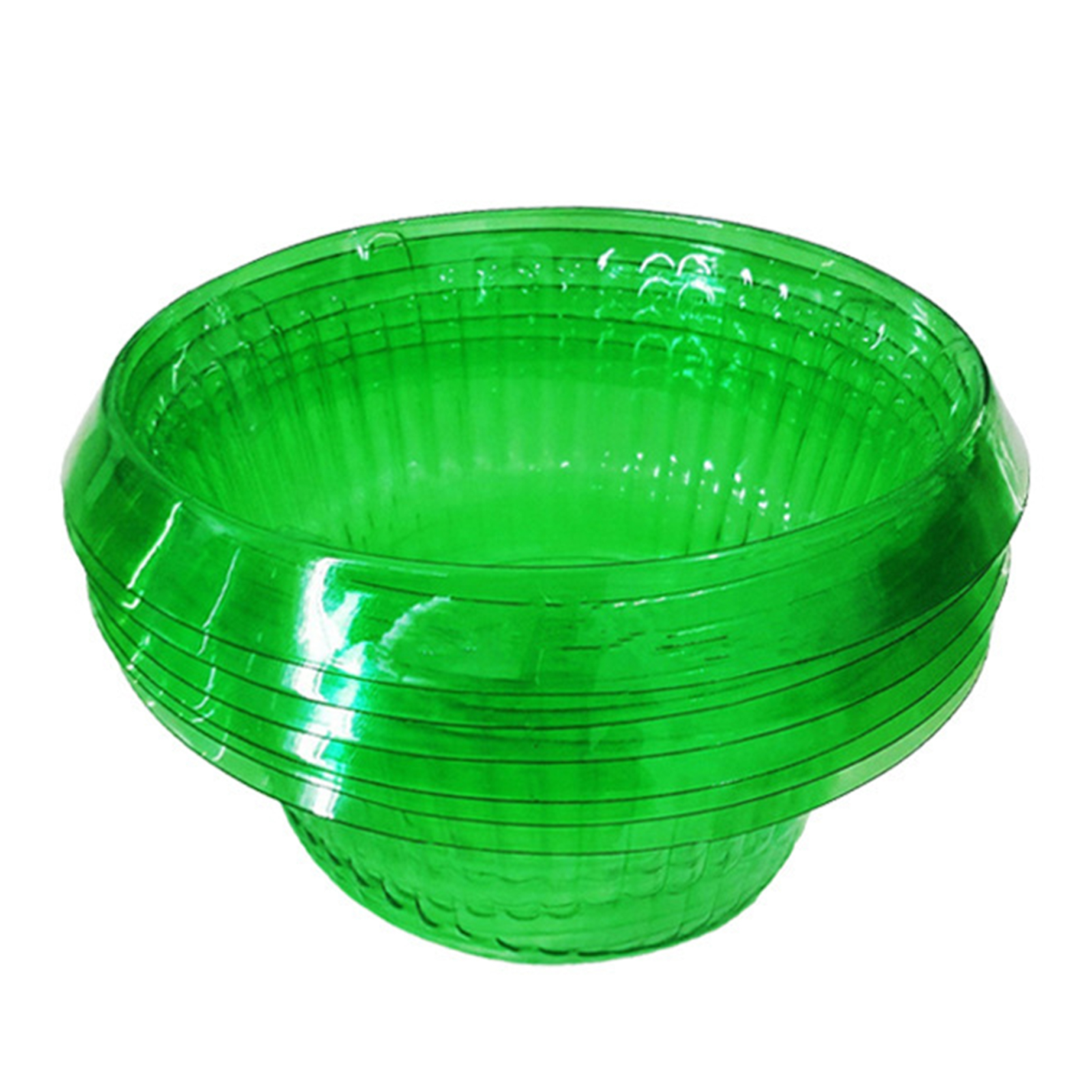 Pebbuoy 1/5/15Pcs Transparent Garden Cloches Planter Slug Collar Plant ...