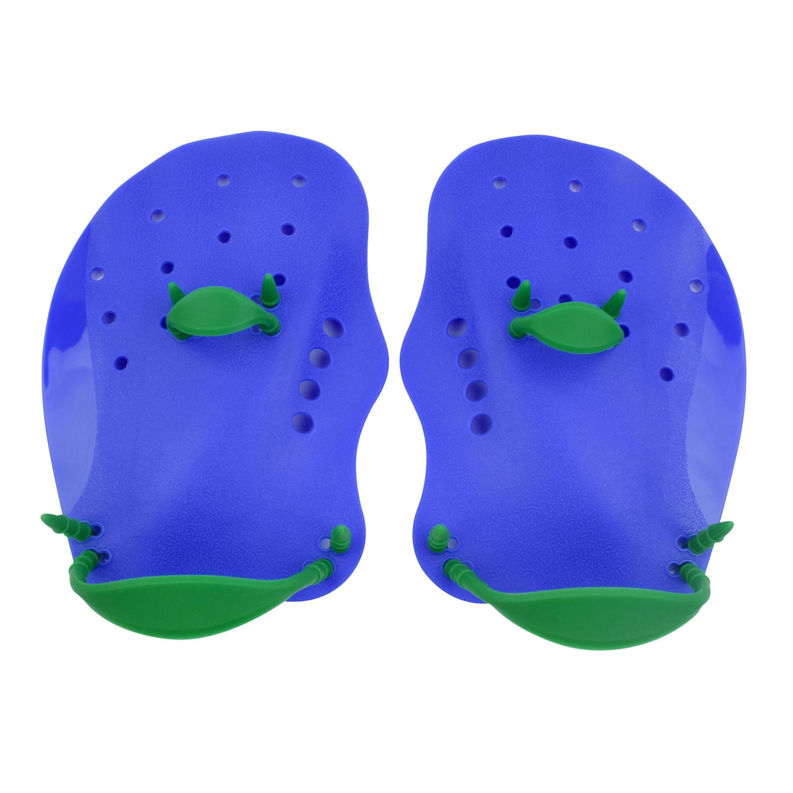 Pebbuoy 1 Pair Beginner Hand Paddles Swimming Fins with Strap Ergonomic ...