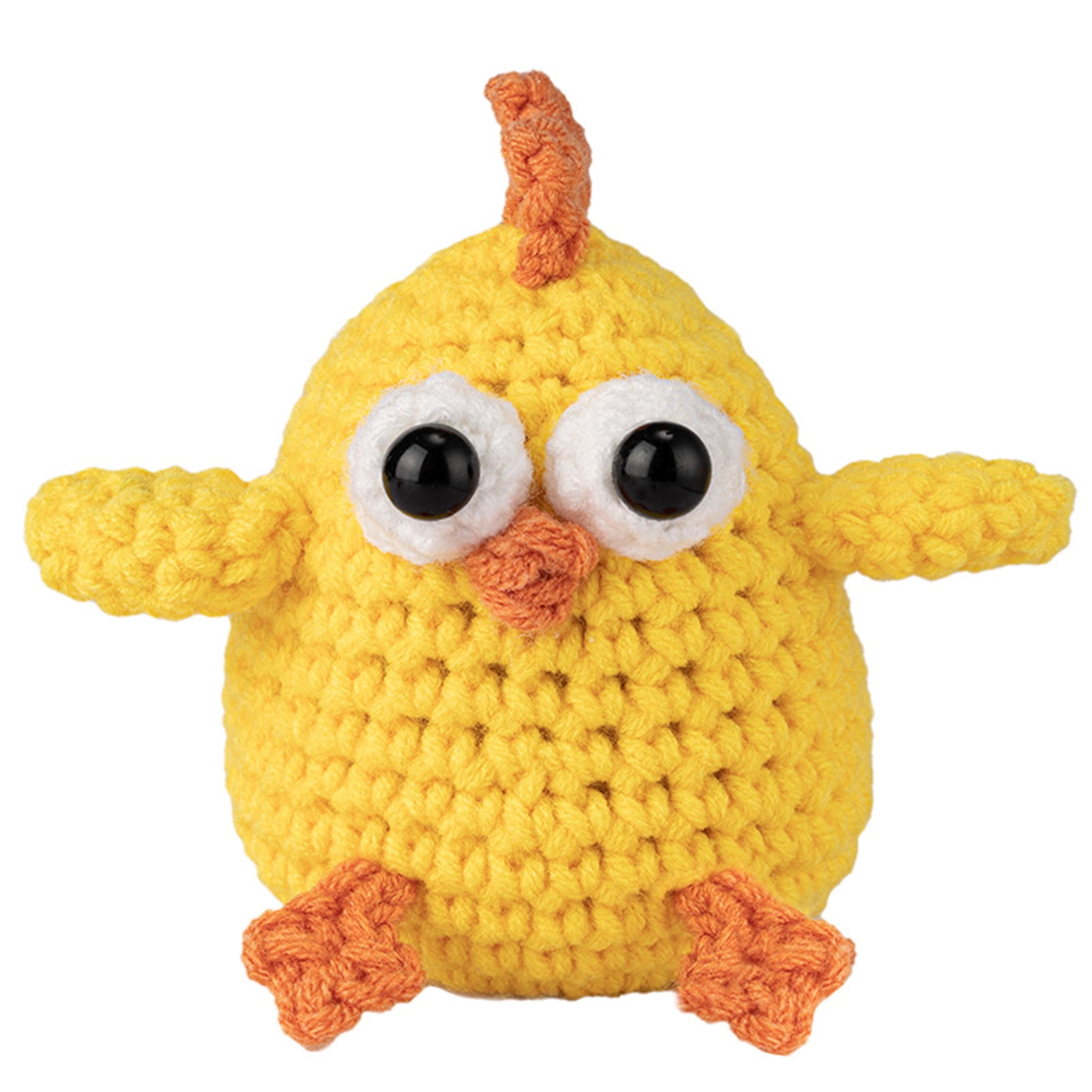 Pebbuoy 1 Set Crochet Material Kit Cartoon Animal Shape Crochet Plush ...