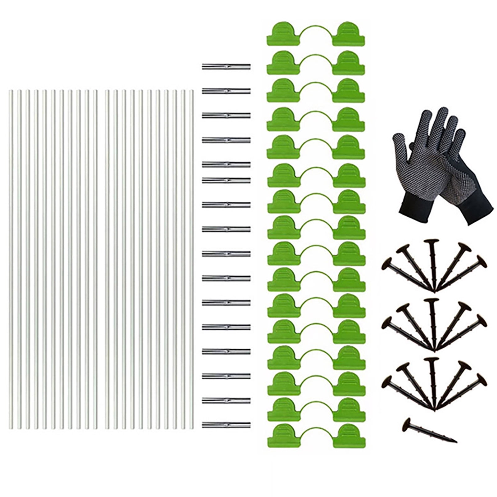 Pebbuoy 1 Set Plant Support Garden Stakes Greenhouse Net Supporter ...