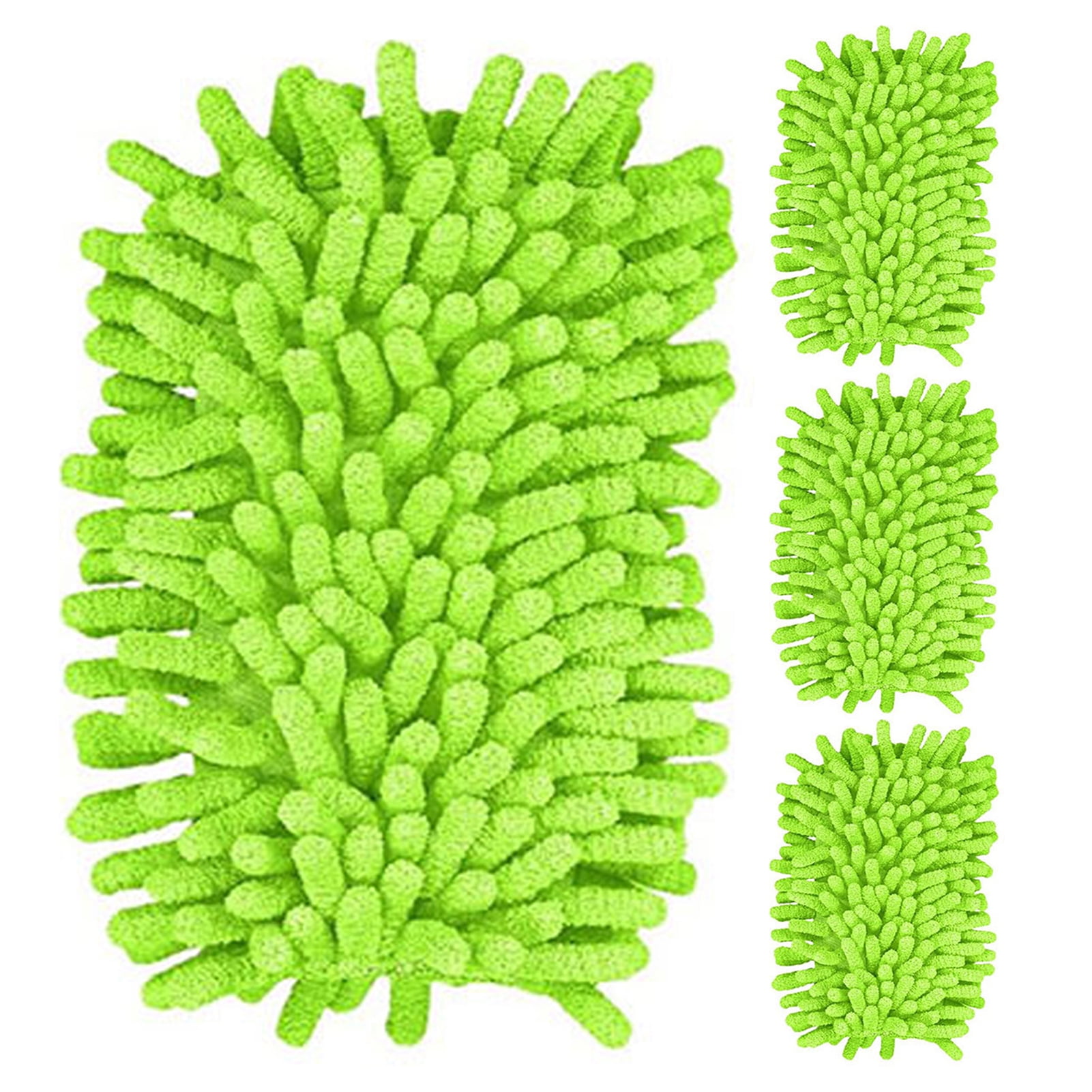 Pebbuoy 2/4/6Pcs Mop Cloth Covers Replacement Wear Resistant Non-Fading ...