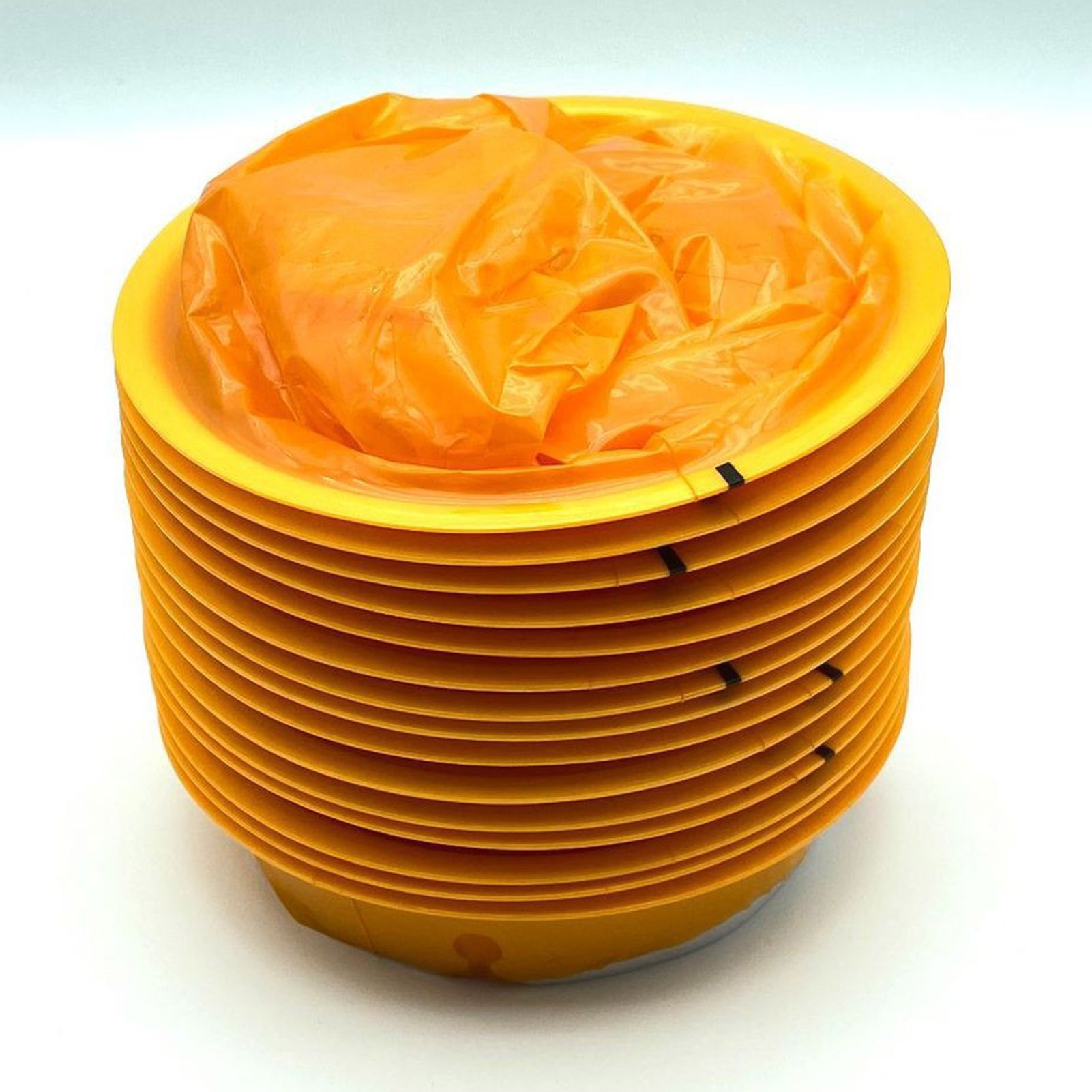 Pebbuoy 25Pcs 1000ML Disposable Vomit Bag Leakproof Thick Car Throw Up ...