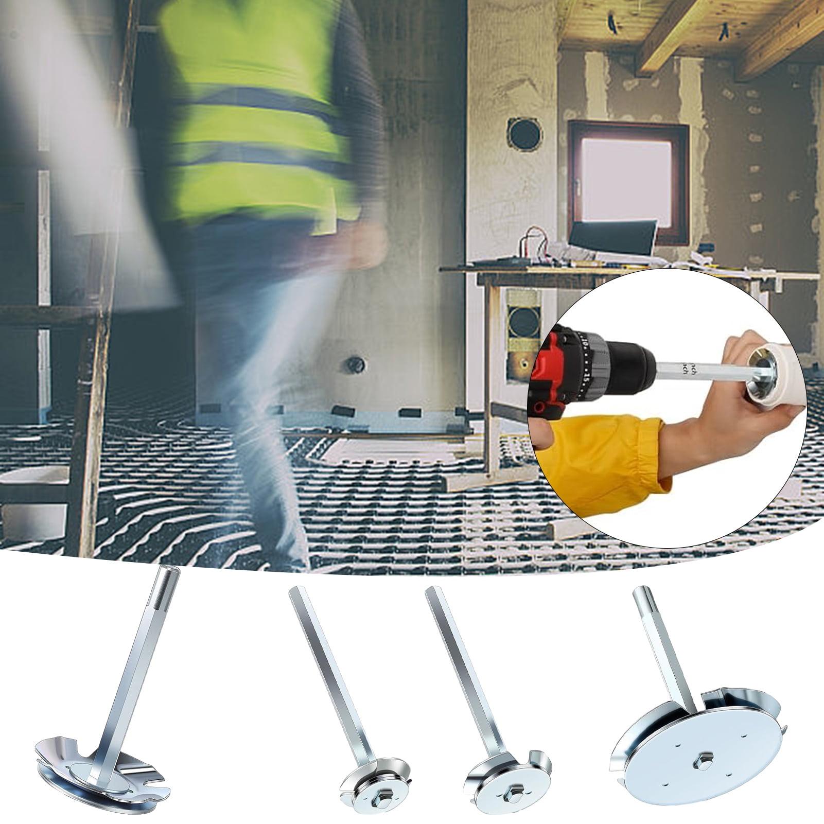 Pebbuoy 3/4/6/7Pcs PVC Fitting Saver Pipe Reamer Tool for Removing SCH 40 from Hub 0.5/0.75/1/1 ...