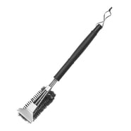 Horsepower Giddy up Grill Brush, Heavy-Duty Stainless Steel Bristle ...