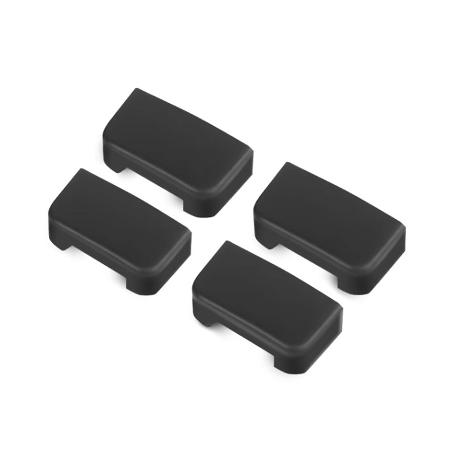 Pebbuoy 4 Pcs Car Seat Rail Plugs Rail Anti-kick Rubber Plug Rear Seat ...