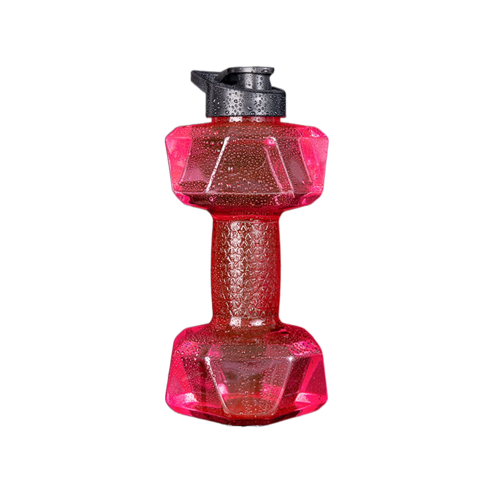 Pebbuoy 500/1500/2200/2600ML Dumbbell Sports Water Bottle Clear ...