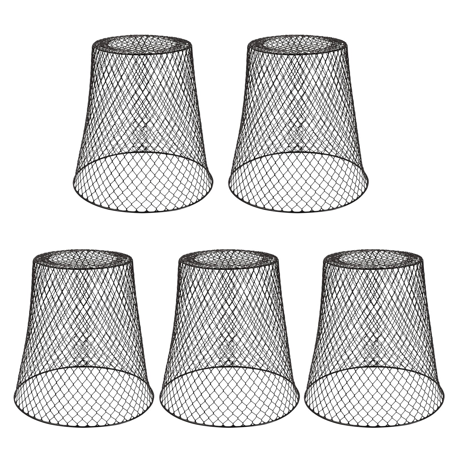 Pebbuoy 5Pcs Garden Cloches Mesh Plant Cages Rustproof Corrosion ...