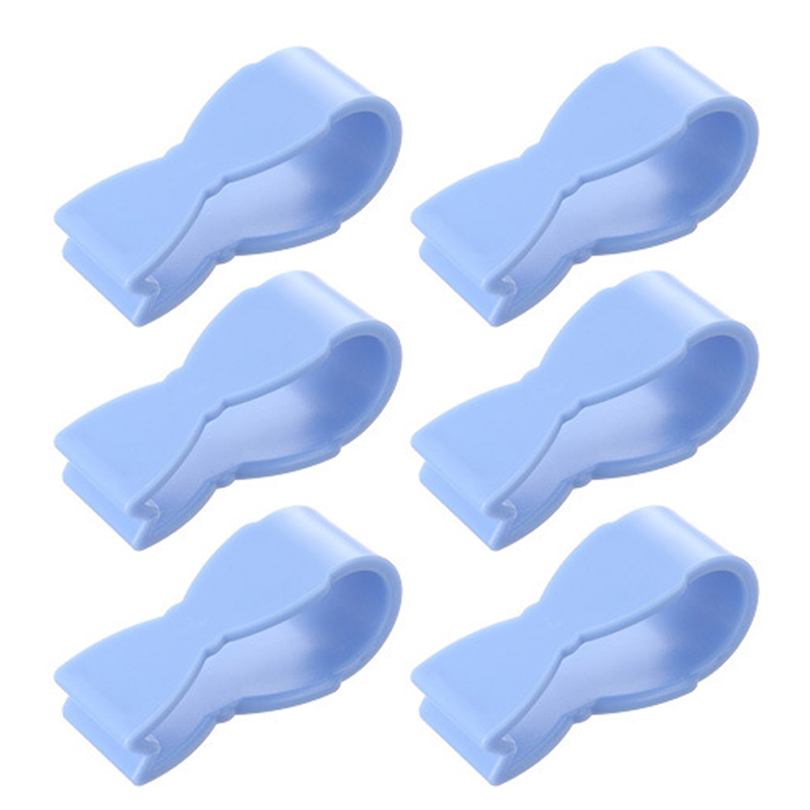 Pebbuoy 6 Pcs Quilt Fixing Clips Inverted Tooth Design Reusable Elastic ...