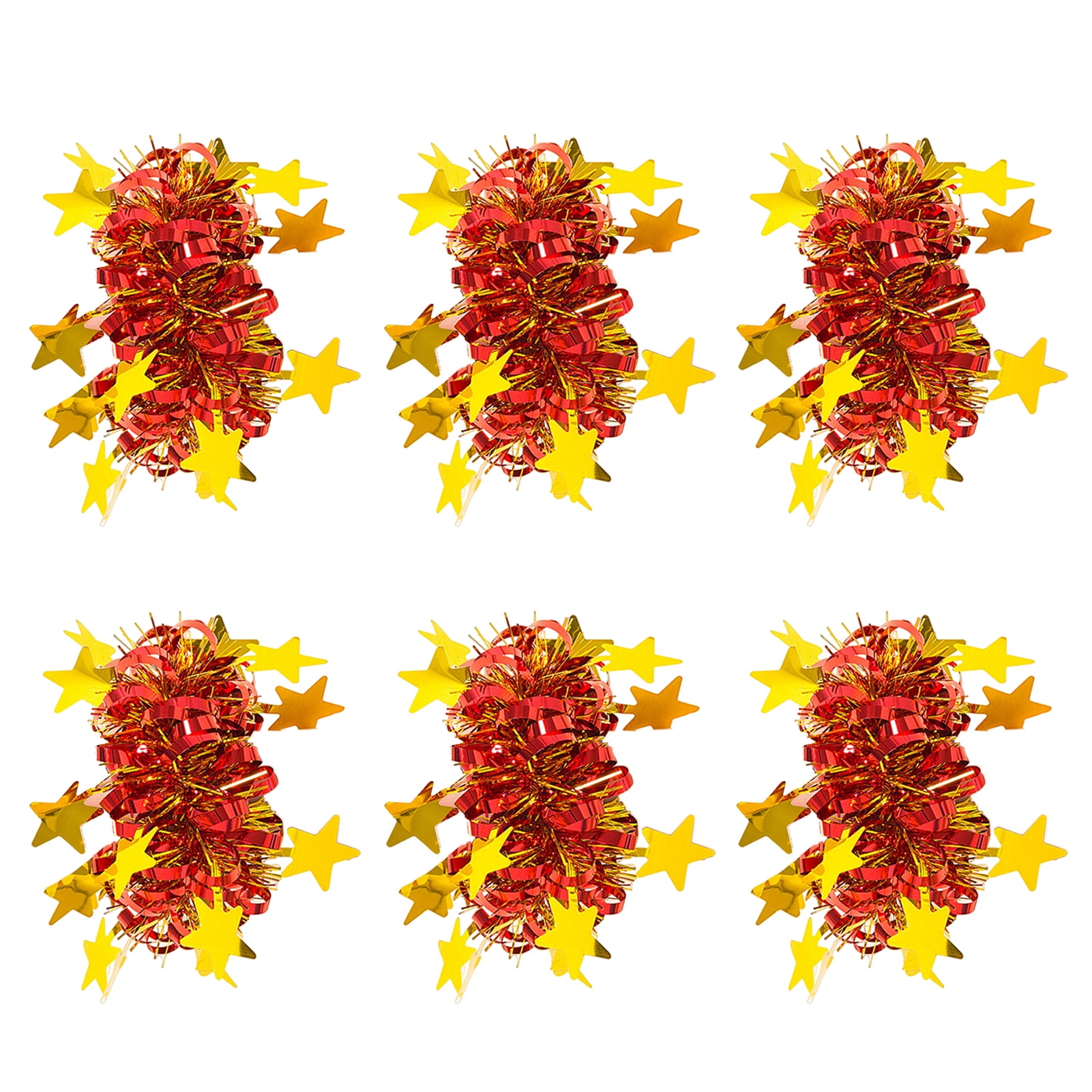 Pebbuoy 6Pcs Curve Trim Wrist Flower with Star Decor Children Stage ...