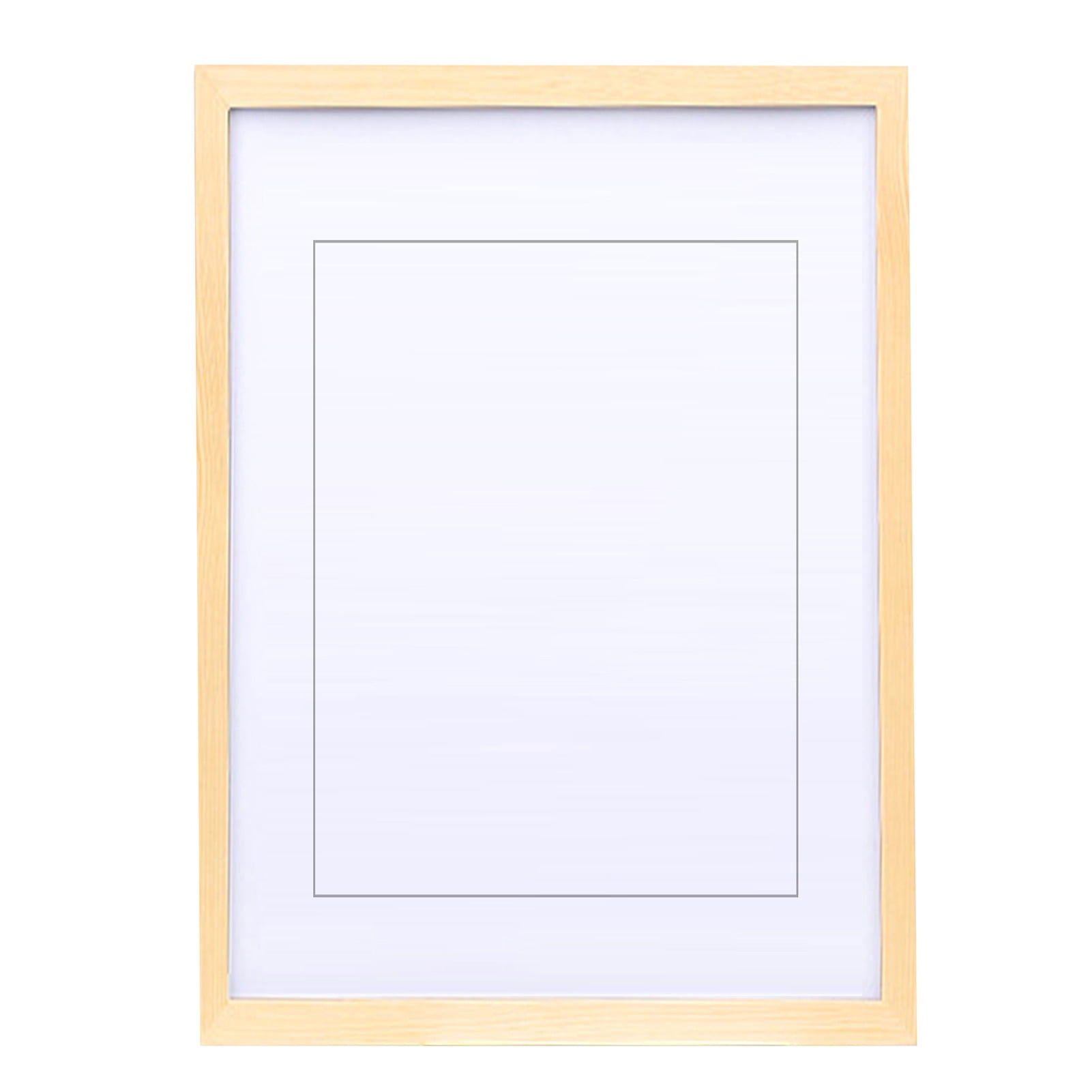 Pebbuoy 8/10-Inch Wooden Poster Frame High Clarity Glass Horizontal ...