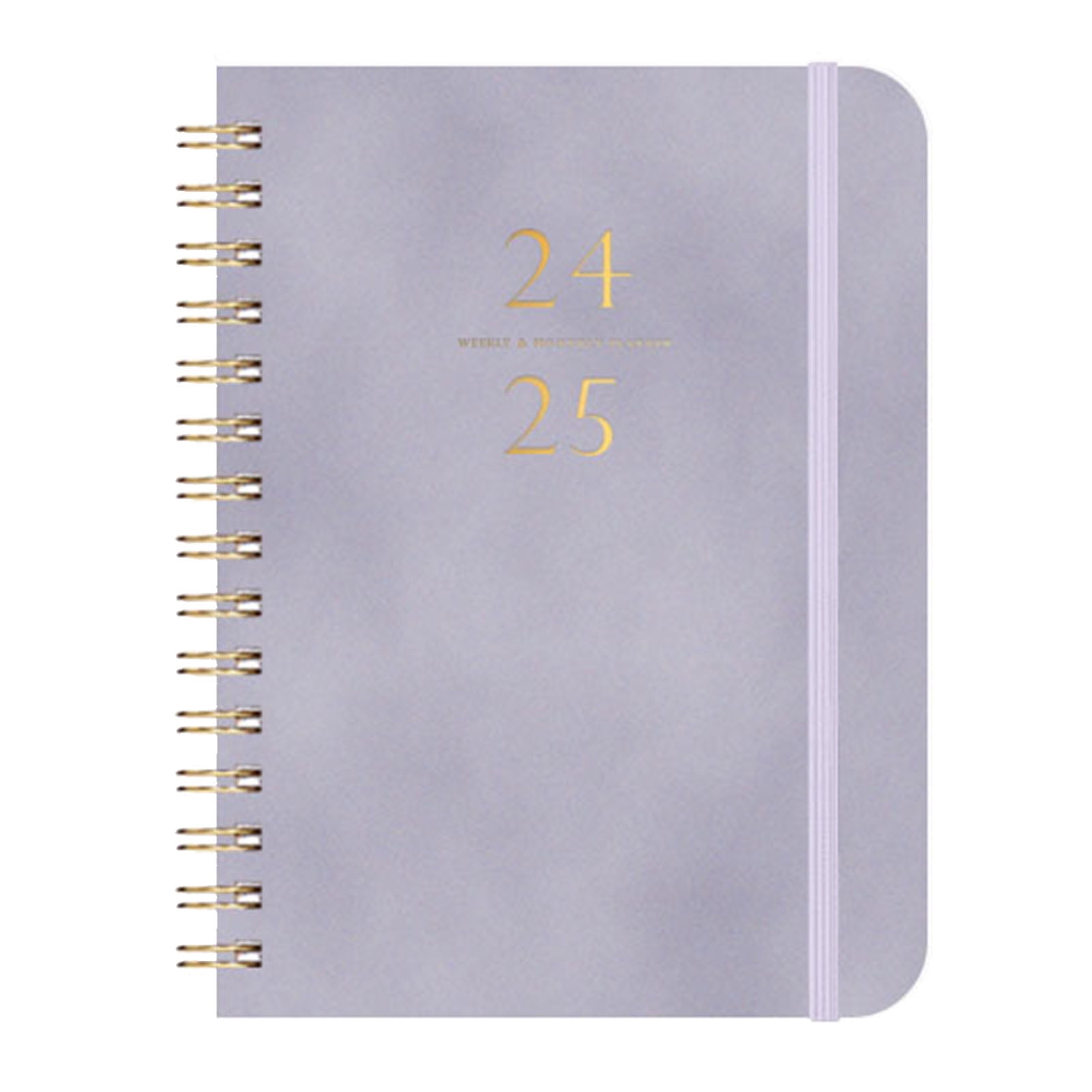 Pebbuoy Academic Year Weekly Monthly Planner Notebook Spiral Coil ...