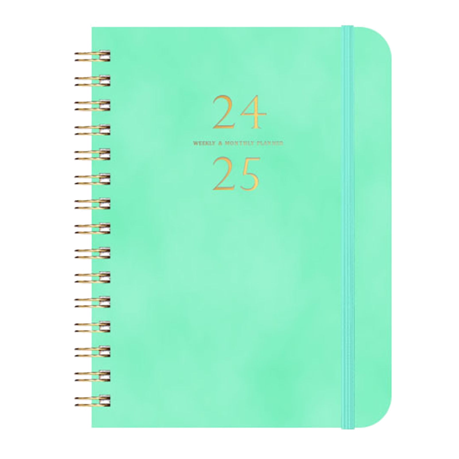 Pebbuoy Academic Year Weekly Monthly Planner Notebook Spiral Coil ...