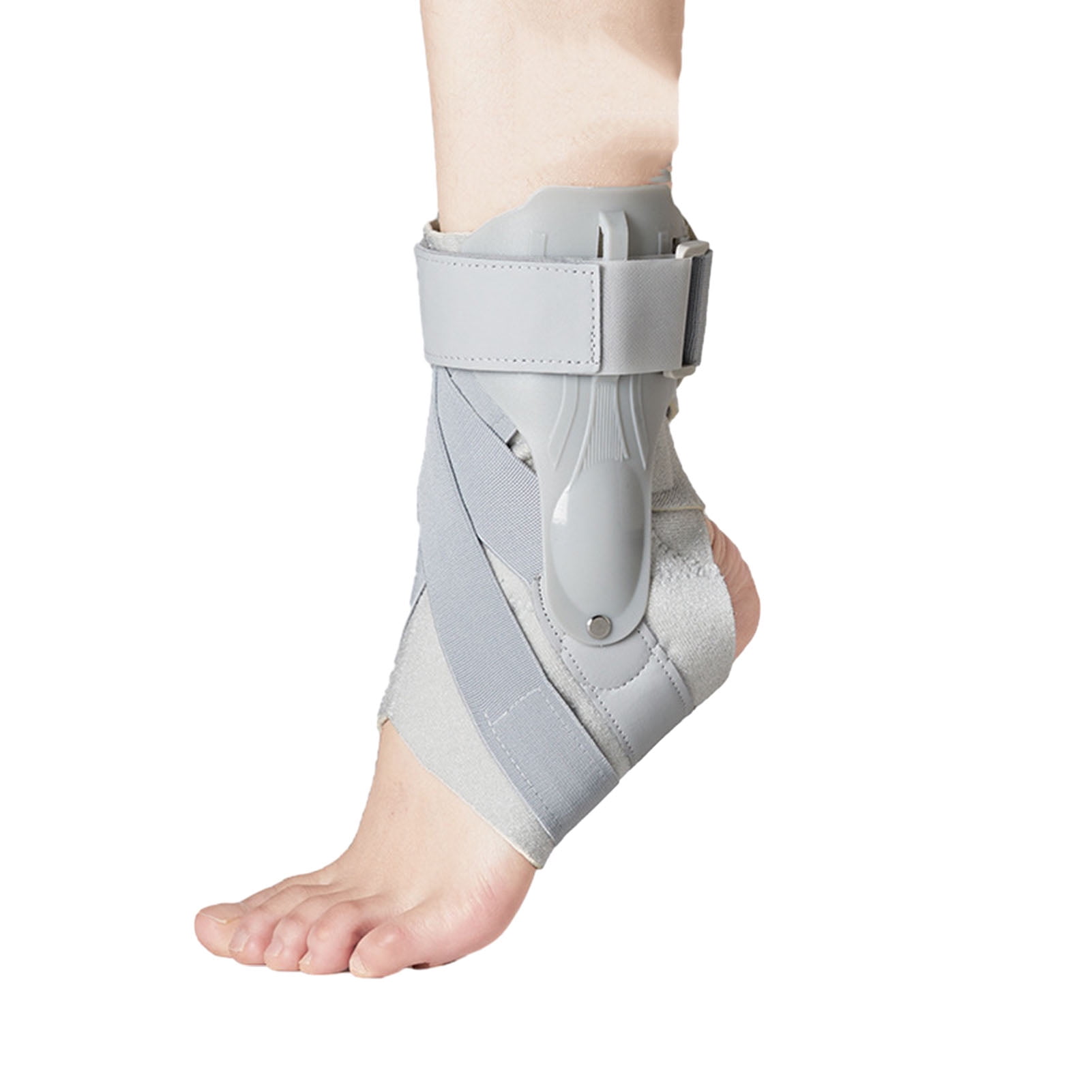 Pebbuoy Ankle Support Brace with Fastener Tape Breathable Pain Relief ...