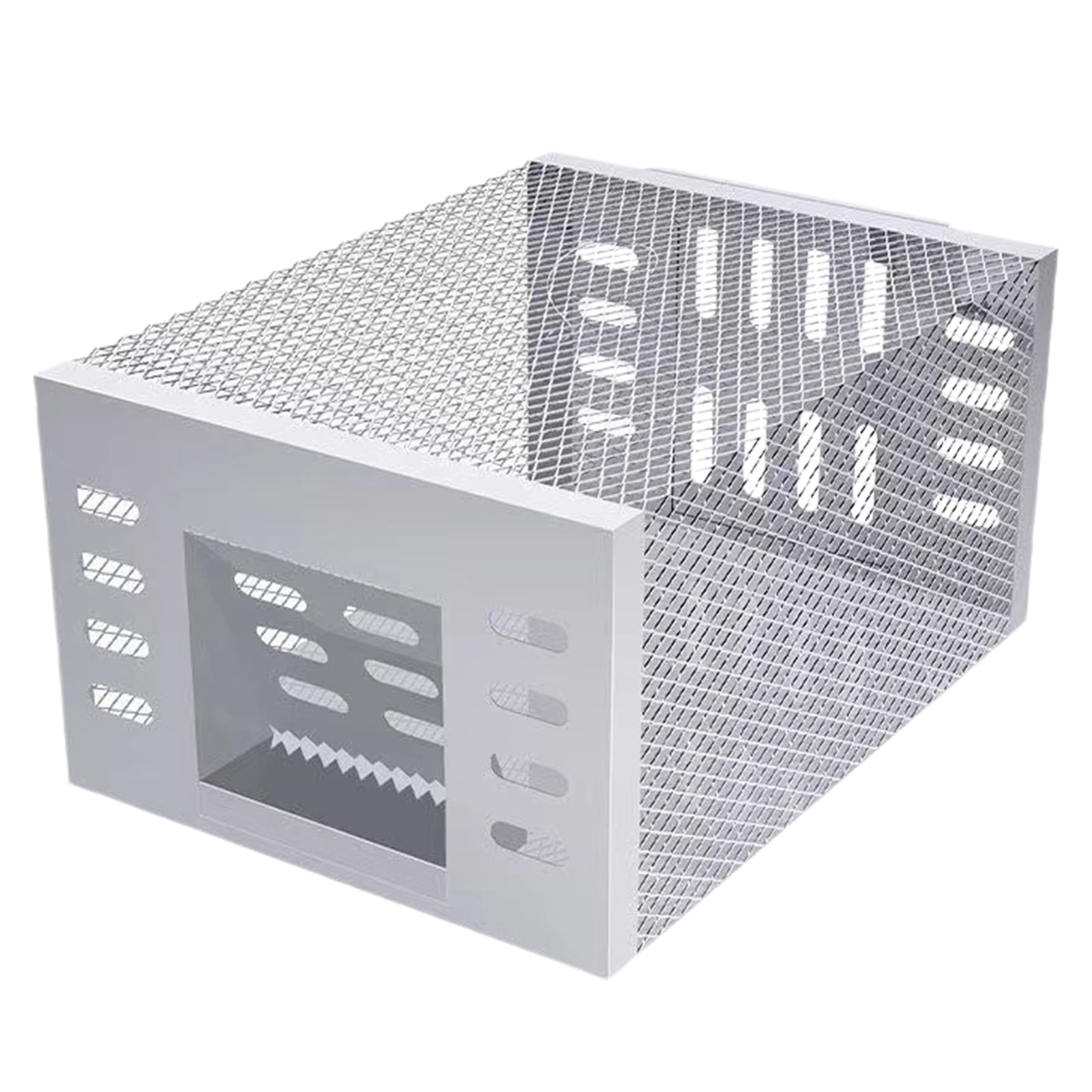 Pebbuoy Automatic Continuous Cycle Mouse Trap Reusable Stainless Steel ...