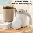Pebbuoy Automatic Magnetic Electric Coffee Mug Self Stirring Cup with ...