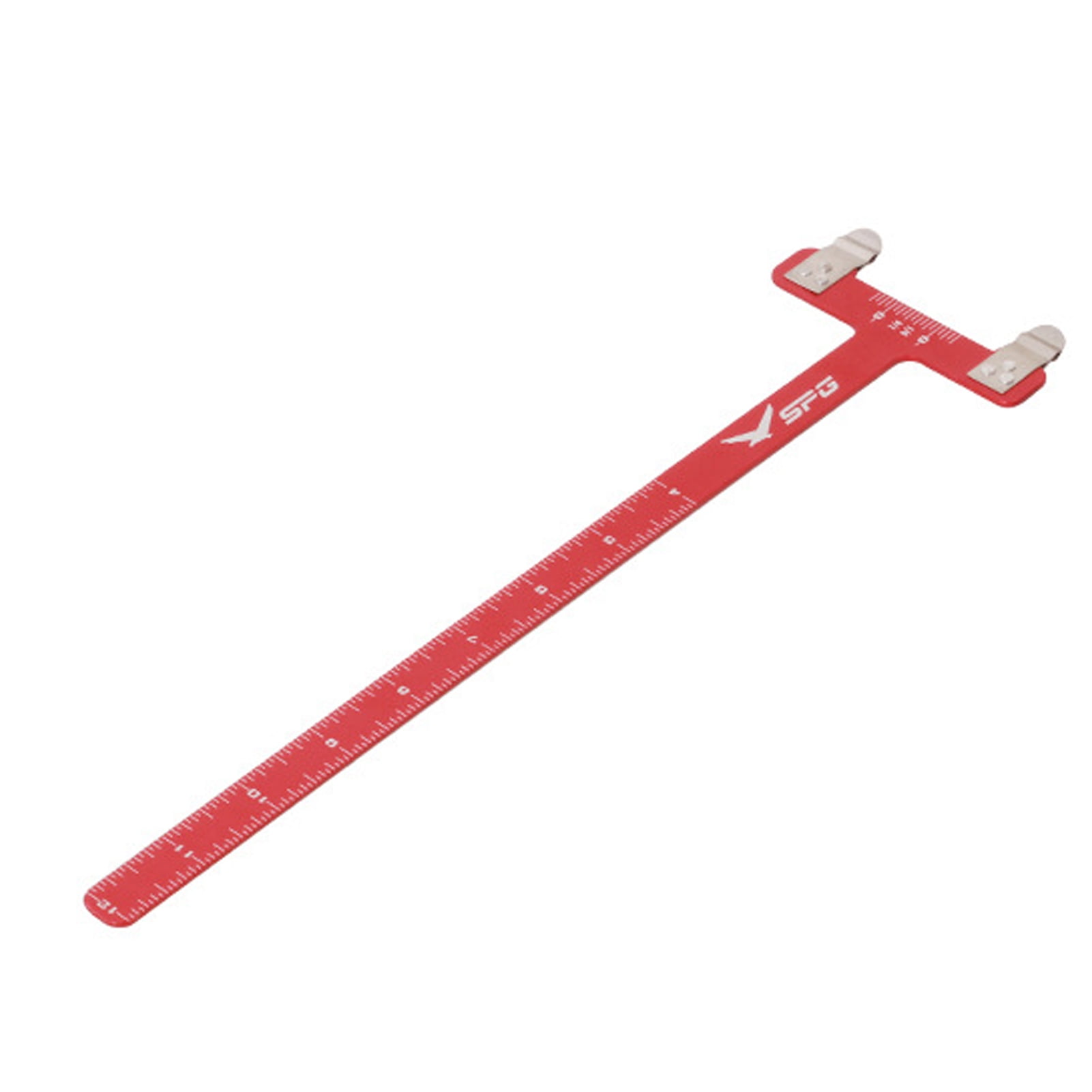 Pebbuoy Bow Adjustment Ruler T-Shaped Bow Square Precision Ruler Bow ...