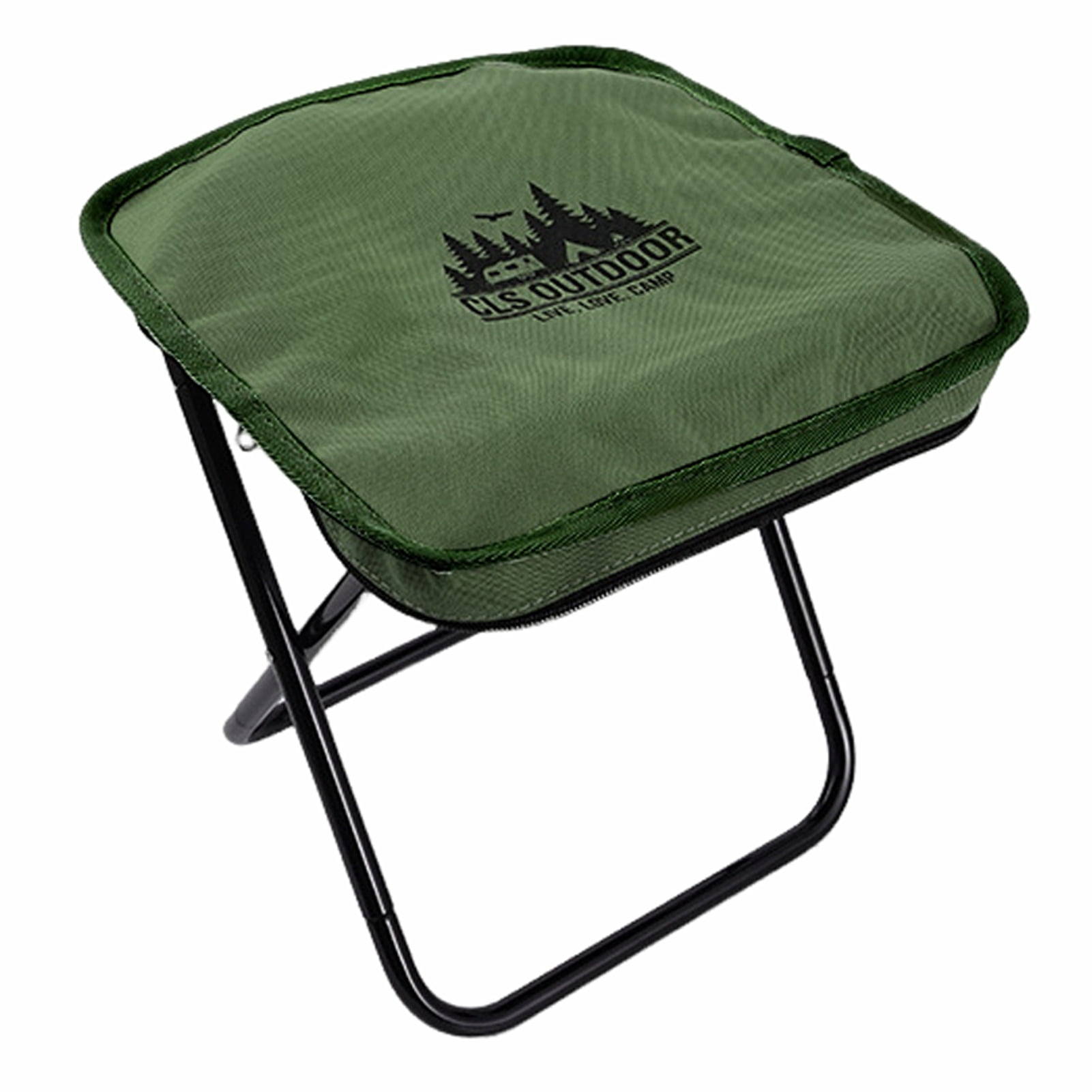 Pebbuoy Camping Stool Portable Folding Chair Strong Load-bearing ...