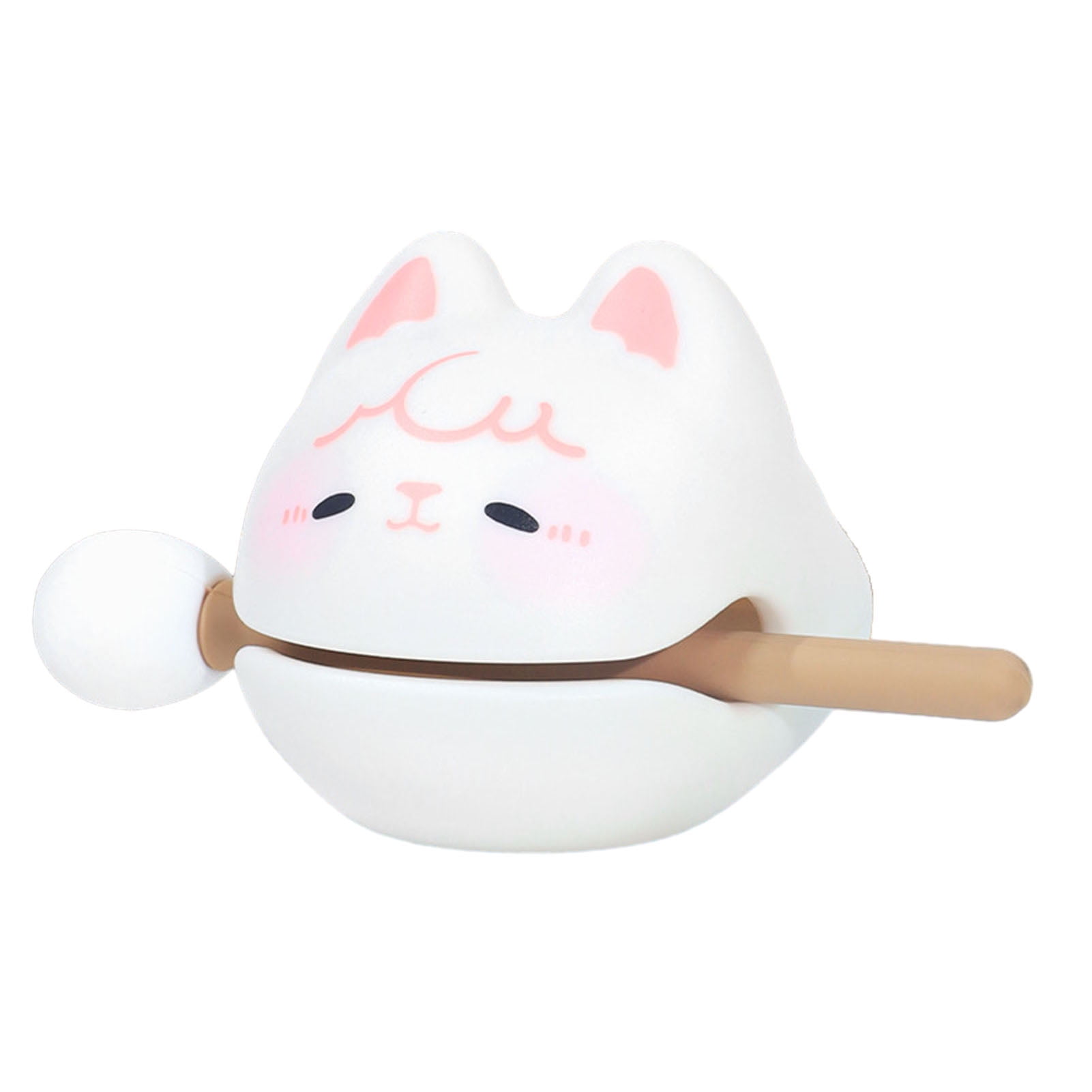 Pebbuoy Cartoon Animal Wooden Fish Toy with Hammer Stress Relief ...