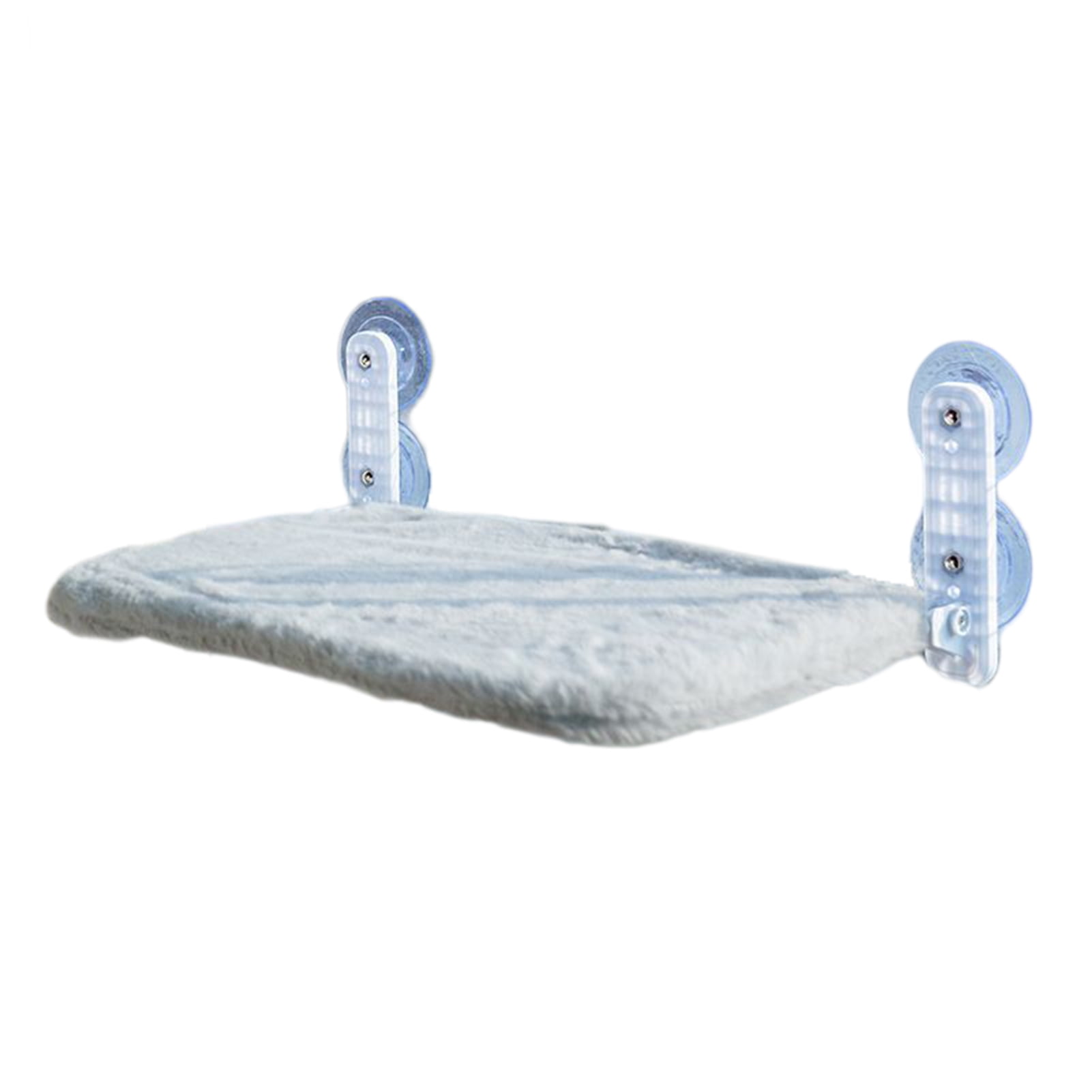 Pebbuoy Cat Window Perch Foldable Sunbathing Cat Hammock with 4 Suction ...