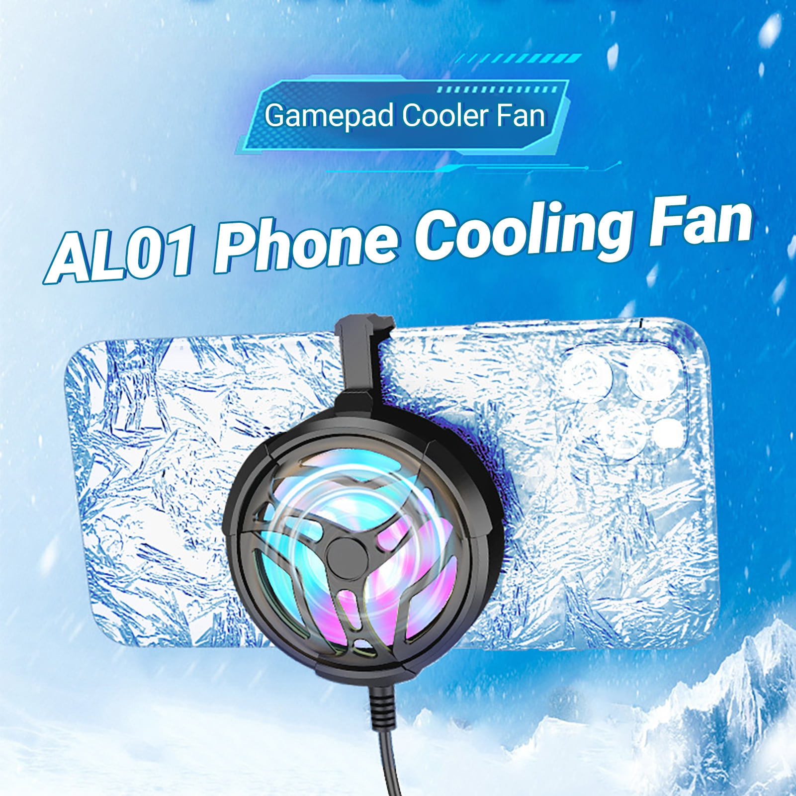 Pebbuoy Cell Phone Cooler, Cellphone Radiator for Mobile Gaming, Video ...