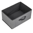 Pebbuoy Clothing Storage Box with Handle No Lid Large Capacity ...