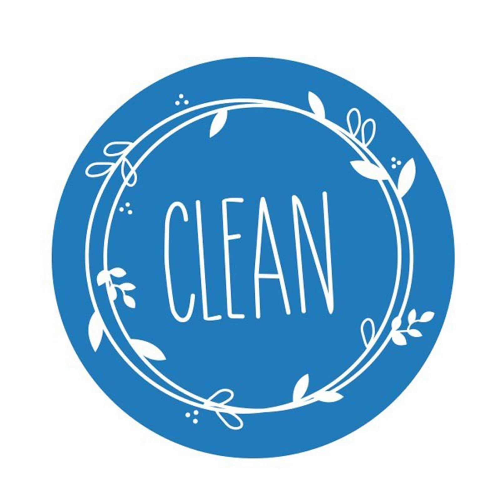 Pebbuoy Dishwasher Magnet Clean Dirty Sign Indicator Clear Unique ...