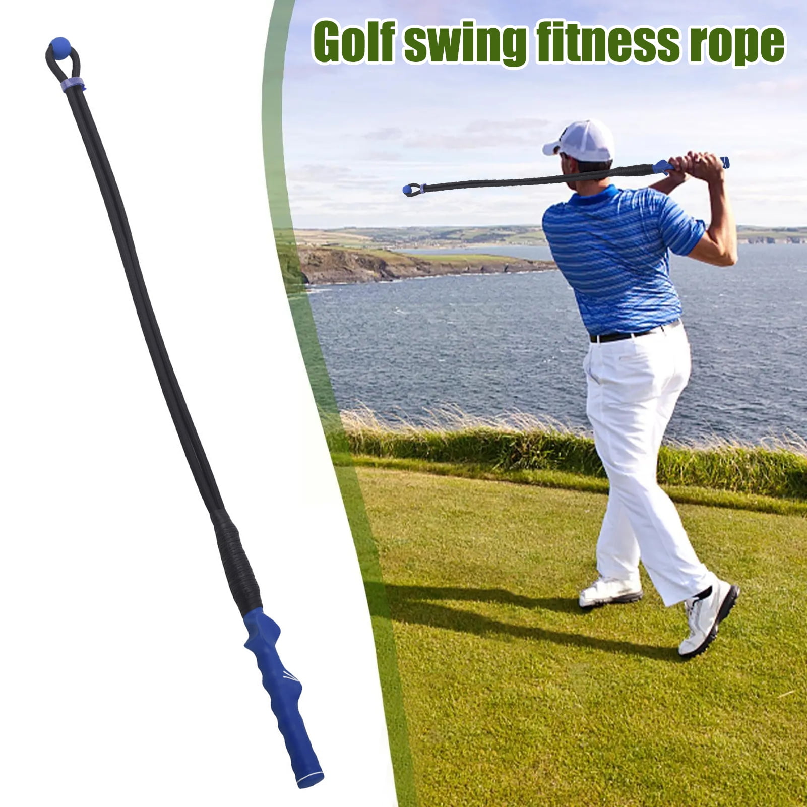 Pebbuoy Golf Swing Training Rope Golf Swing Training Aid Rope Trainer ...