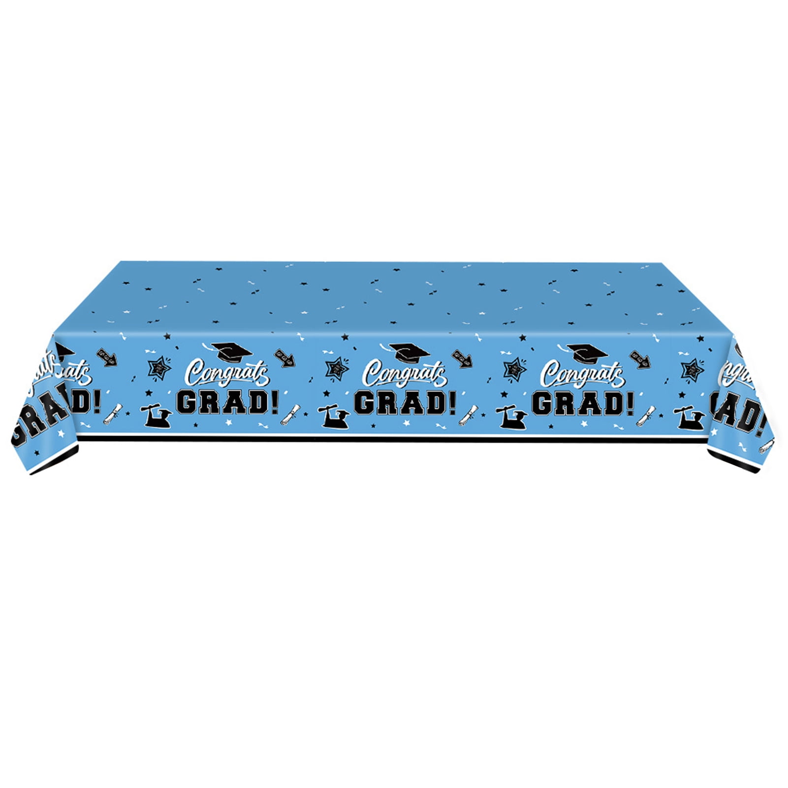 Pebbuoy Graduation Party Tablecloth Congrats Grad Printing Rectangular ...