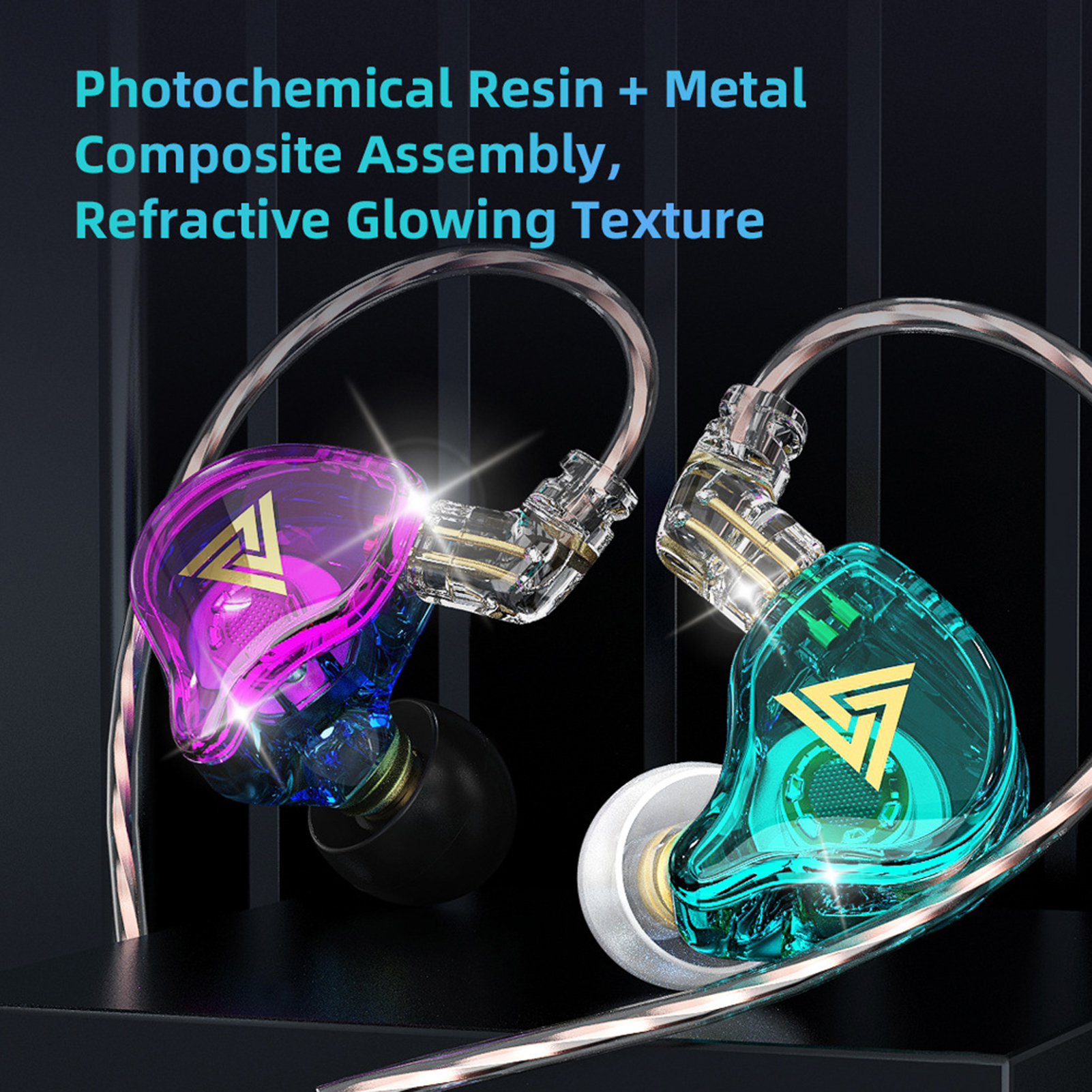 Pebbuoy In-Ear Wired Headphones with Powerful Φ10mm Magnetic Coil HiFi ...