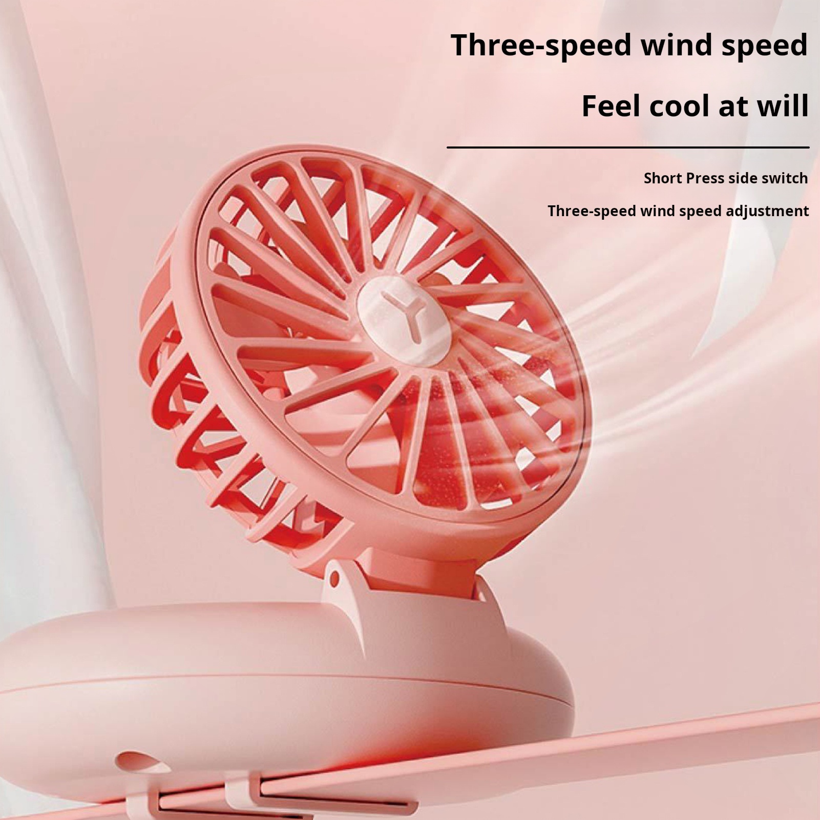 Pebbuoy Kids Personal Mini Wrist Fan with 3 Speeds Low Noise USB ...