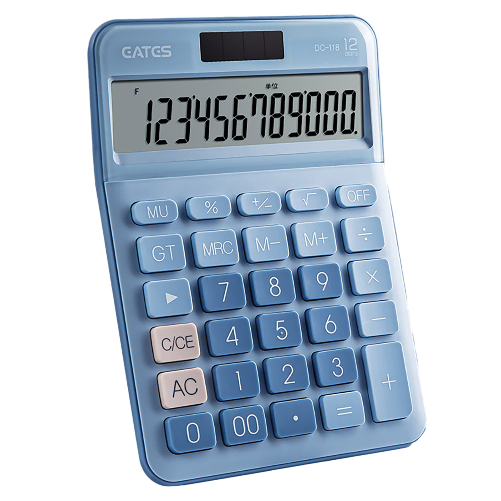 Pebbuoy Mechanical Calculator 12 Digit Large LCD Display Big Buttons ...
