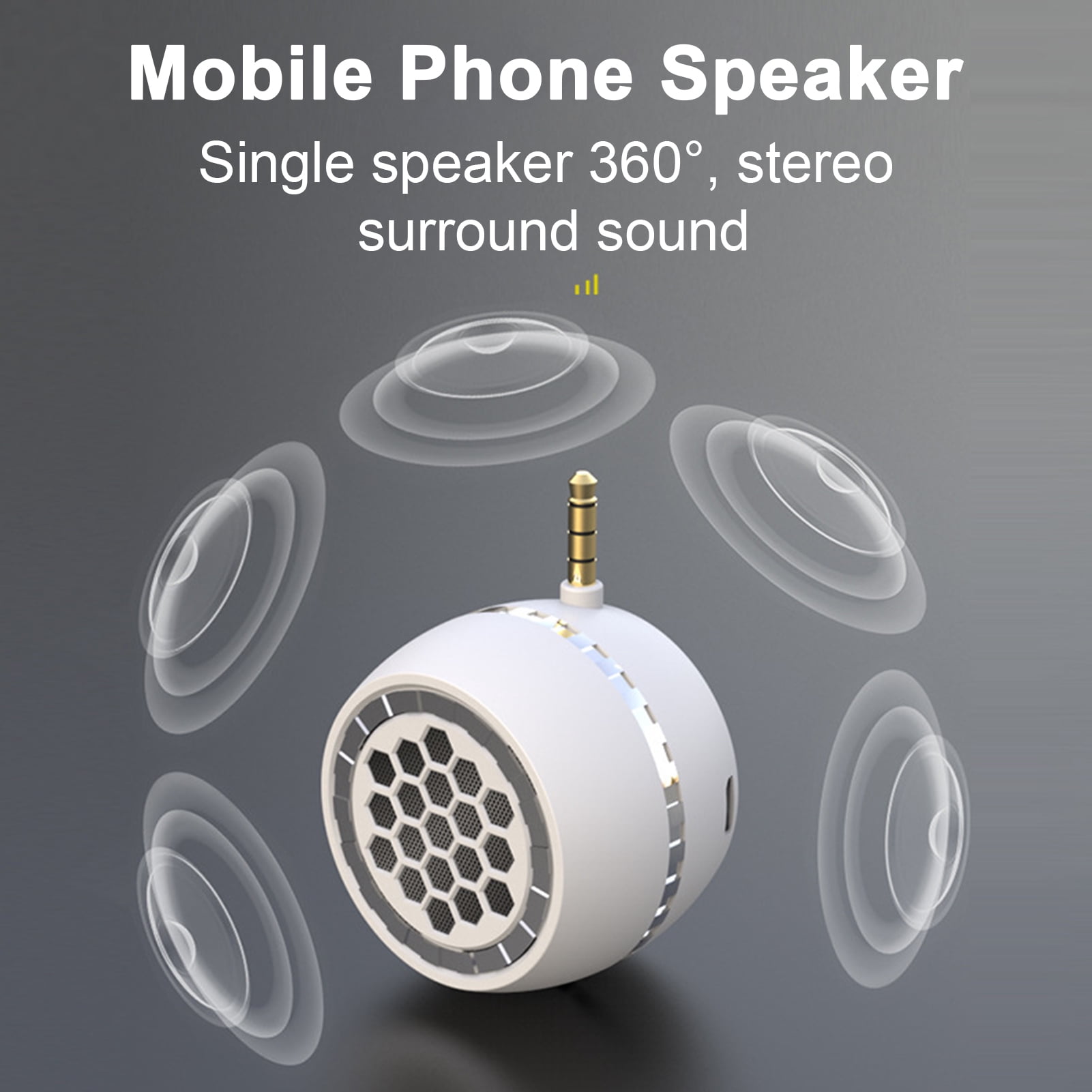 Pebbuoy Mini Computer Speaker Plug Play Mini Audio Speaker Mobile Phone ...