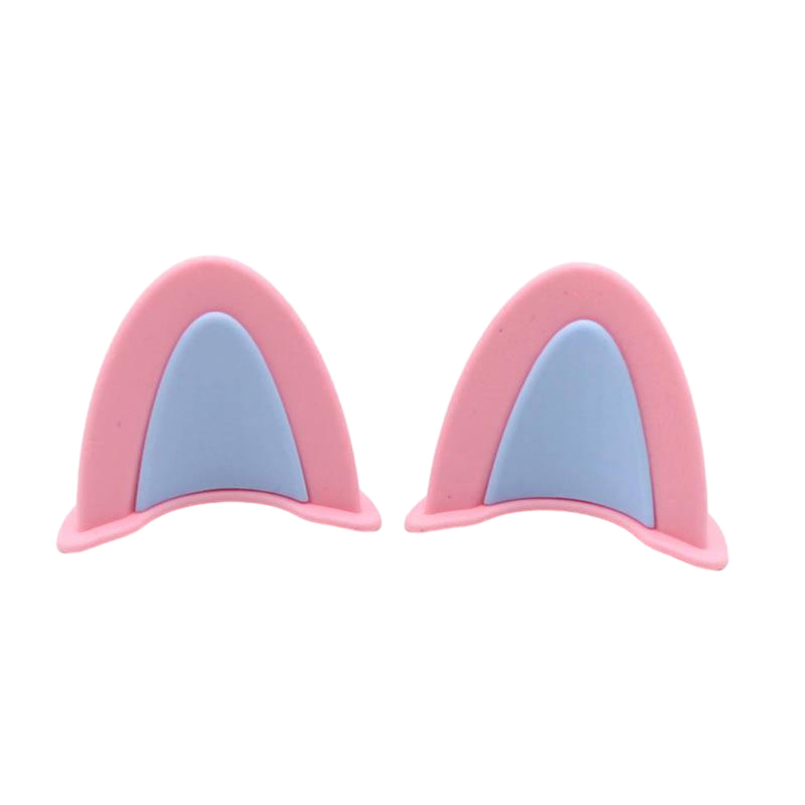 Pebbuoy Motorcycle Helmet Ears Decorations Vibrant Color Compact Size ...