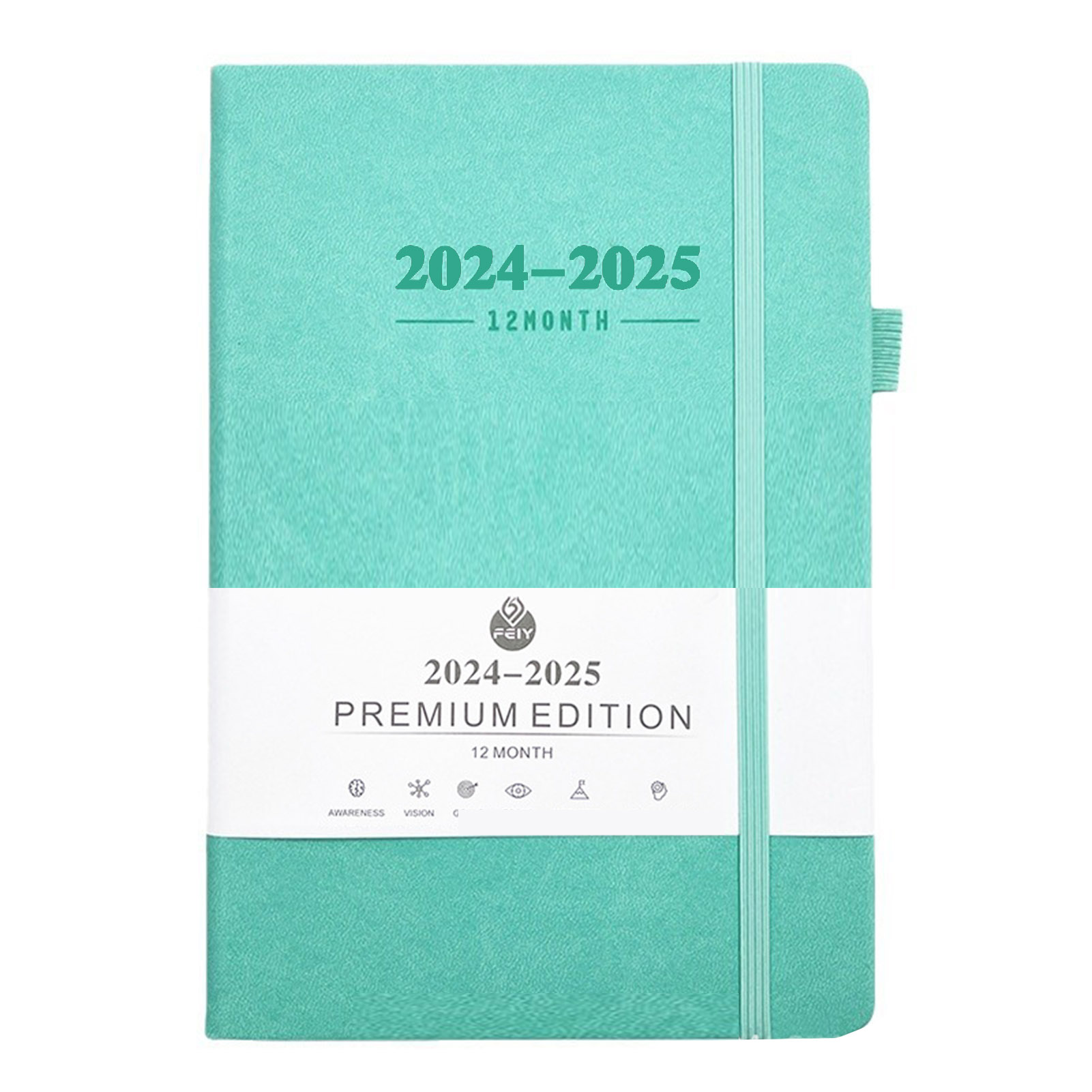 Pebbuoy Notebook 2024-2025 Planner Calendar Time Management Stress ...
