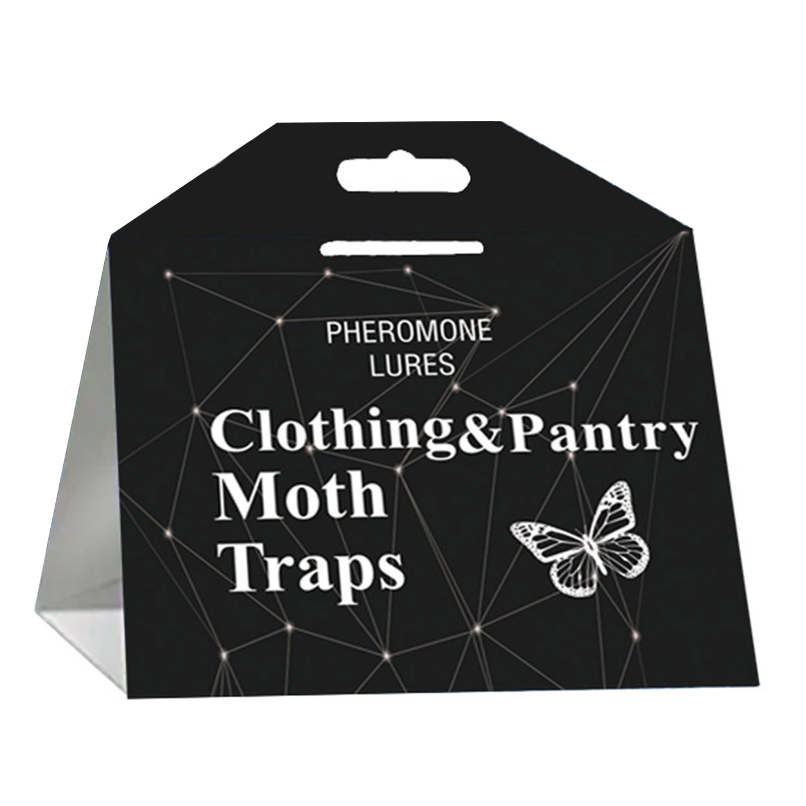 Pebbuoy Pantry Clothes Moth Traps Sticky Glue Traps Eco-friendly No Odor Safe to Use Effective ...