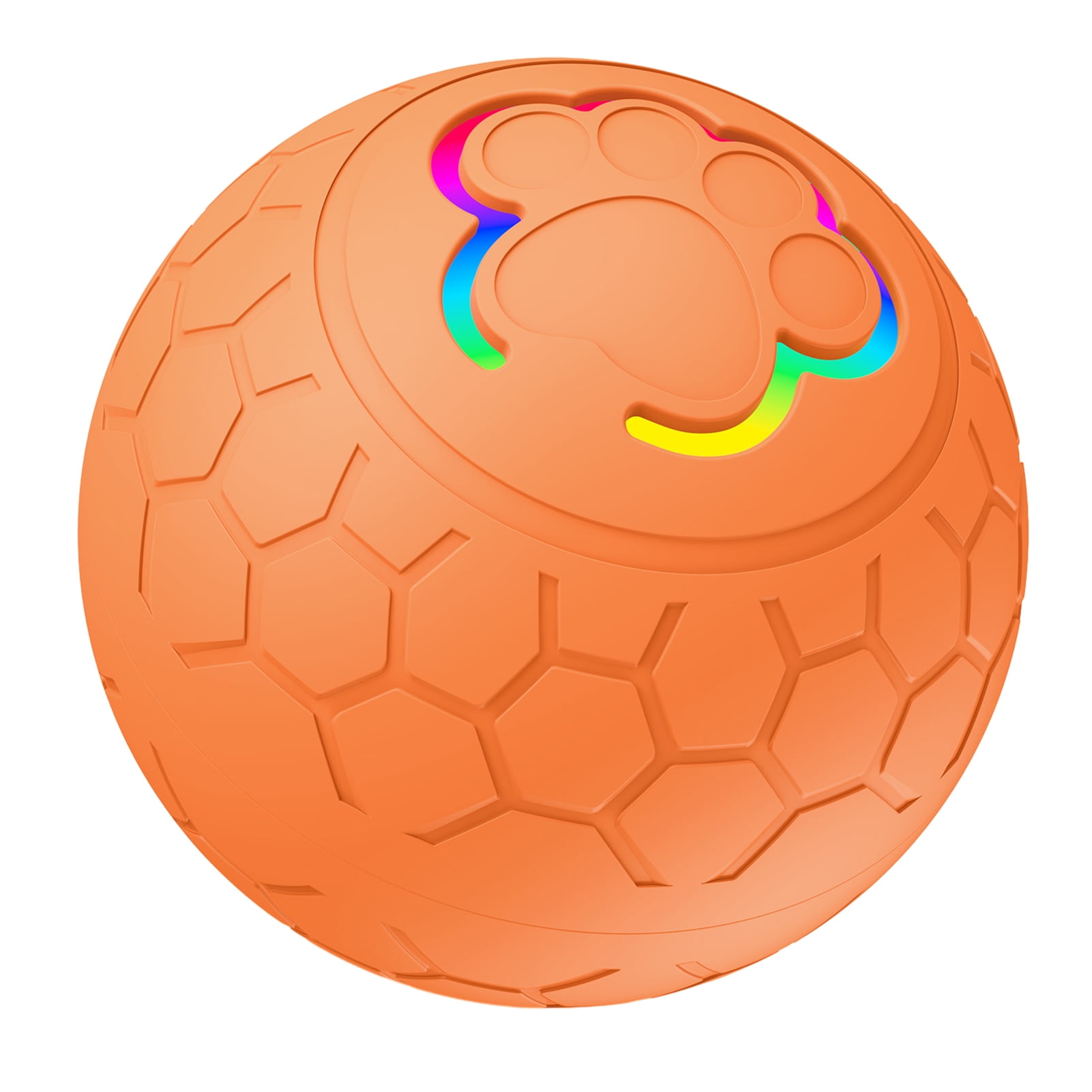 Pebbuoy Peppy Pet Ball USB Rechargeable Crazy Bounce Interactive Dog ...