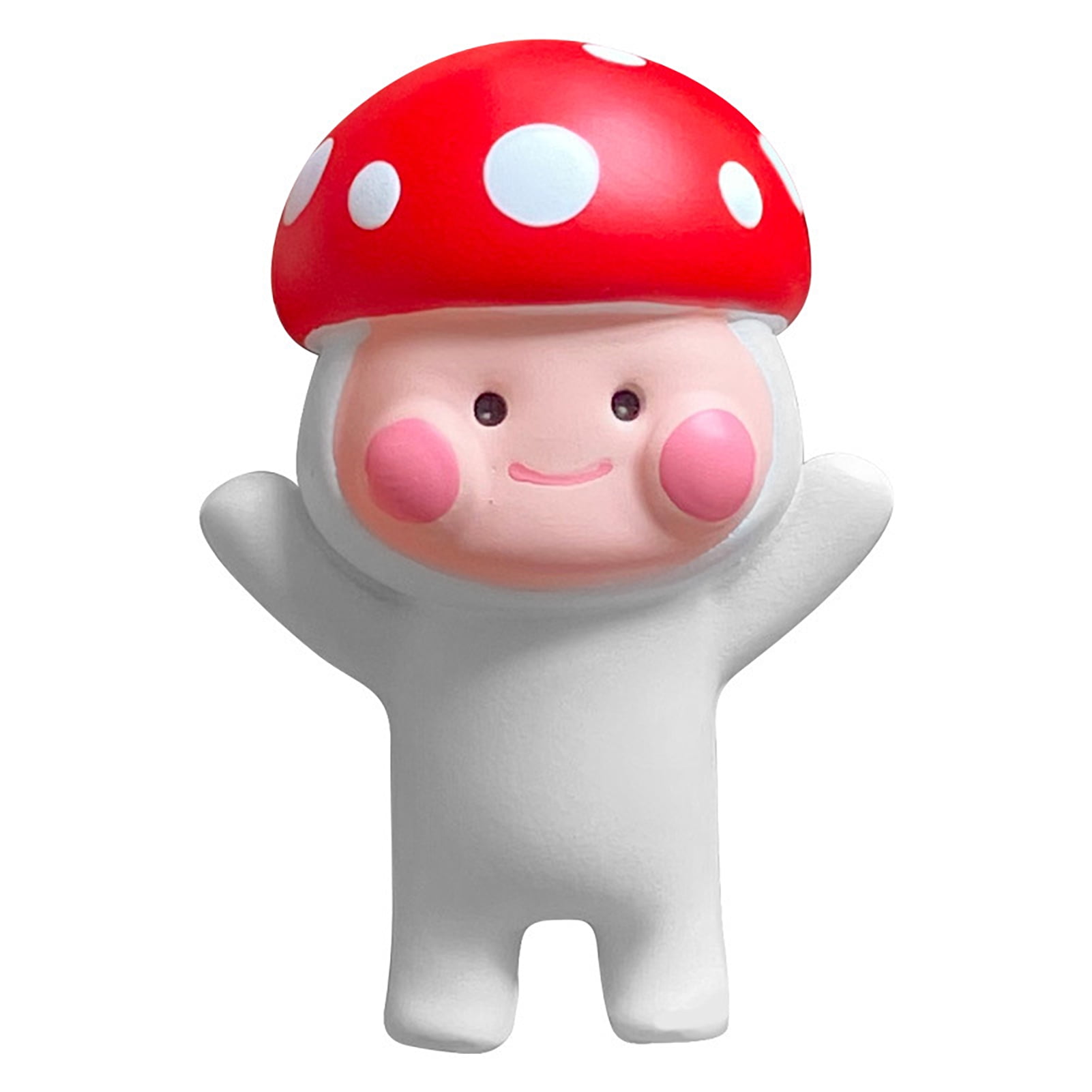 Pebbuoy Red Mushroom Shape Refrigerator Magnet Sticker Photo Wall 3D ...
