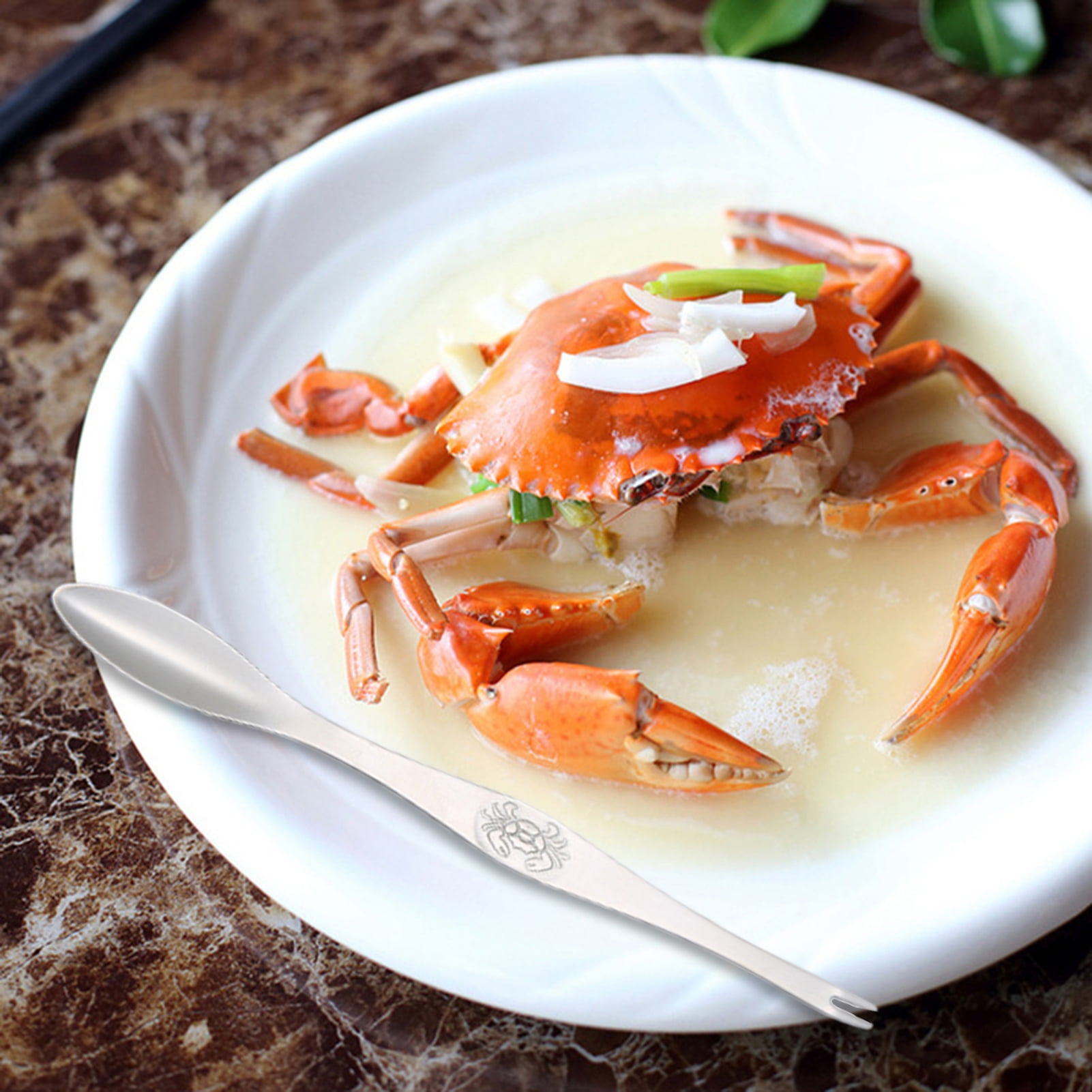 Pebbuoy Seafood Utensil Crab Fork Stainless Steel Shellfish Lobster ...