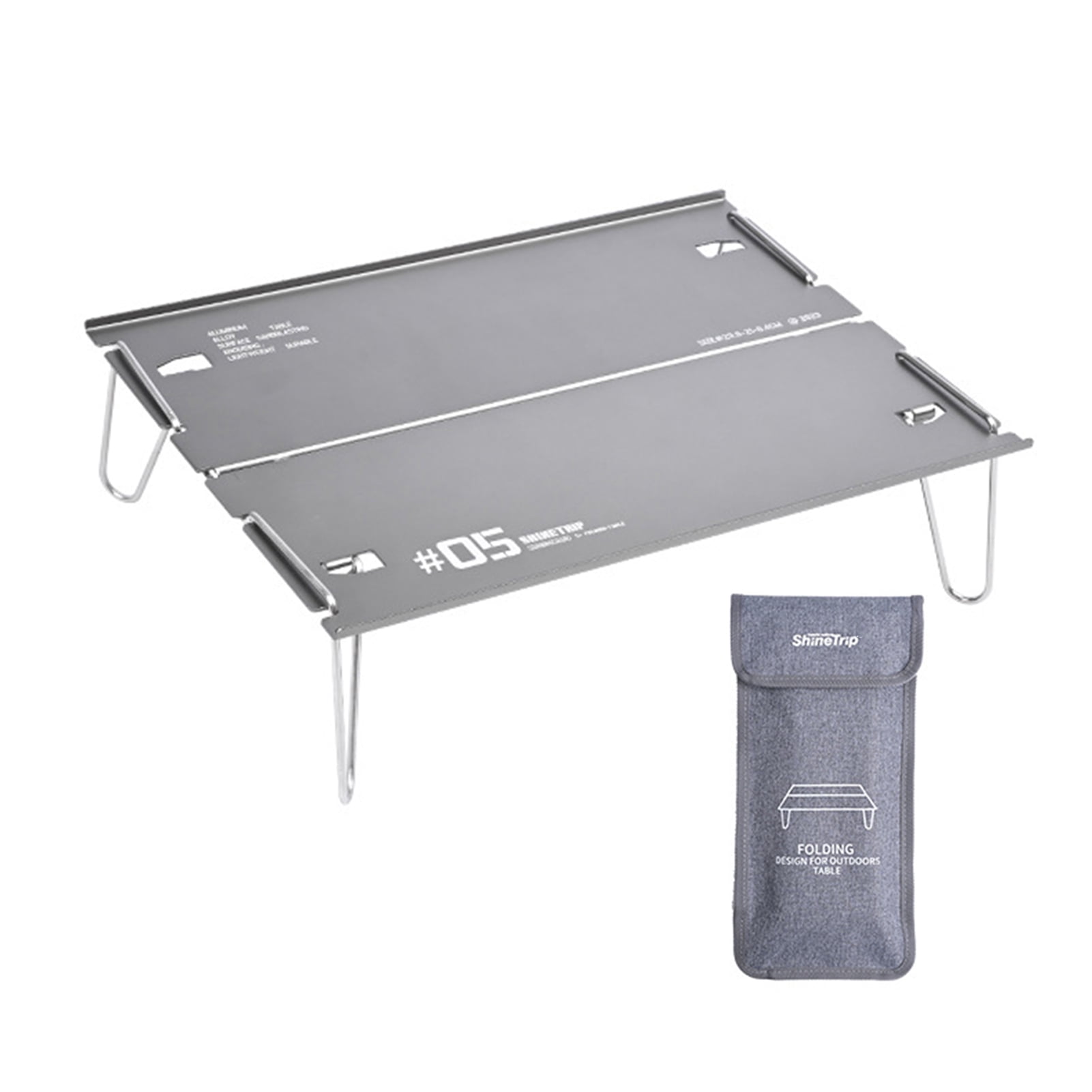Pebbuoy Small Beach Table High Stability Strong Load-bearing Compact ...