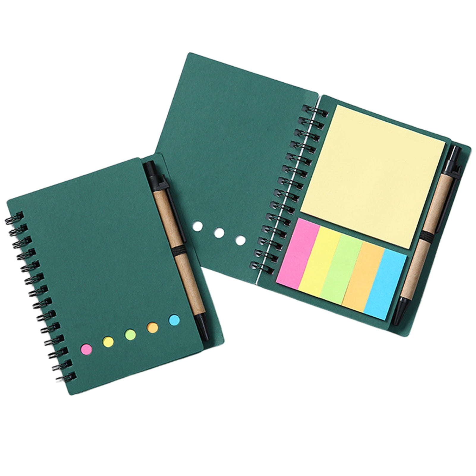 Pebbuoy Snap-On Combination Note Pad Set with Ballpoint Pen Graduation ...