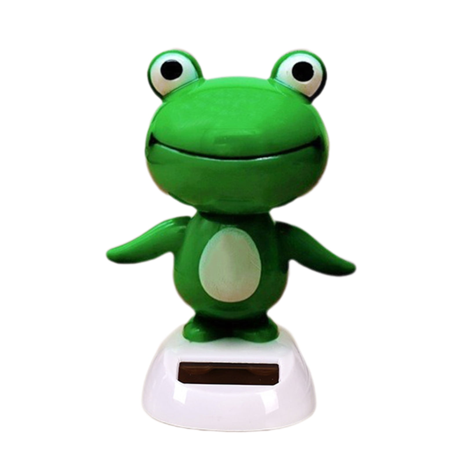 Pebbuoy Solar Powered Shaking Head Ornament Dashboard Decoration ...