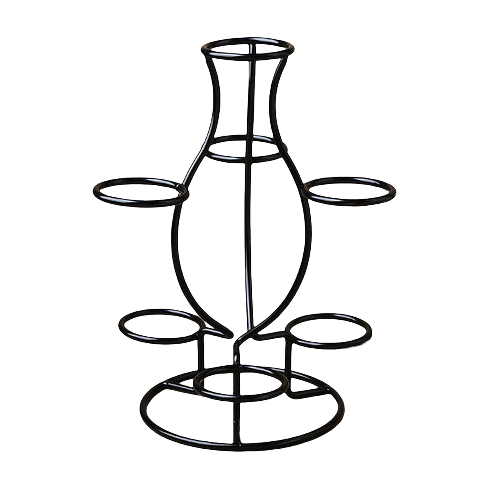 Pebbuoy Sphere Metal Display Stand 7 Faux Crystal Ball Decorative Glass ...