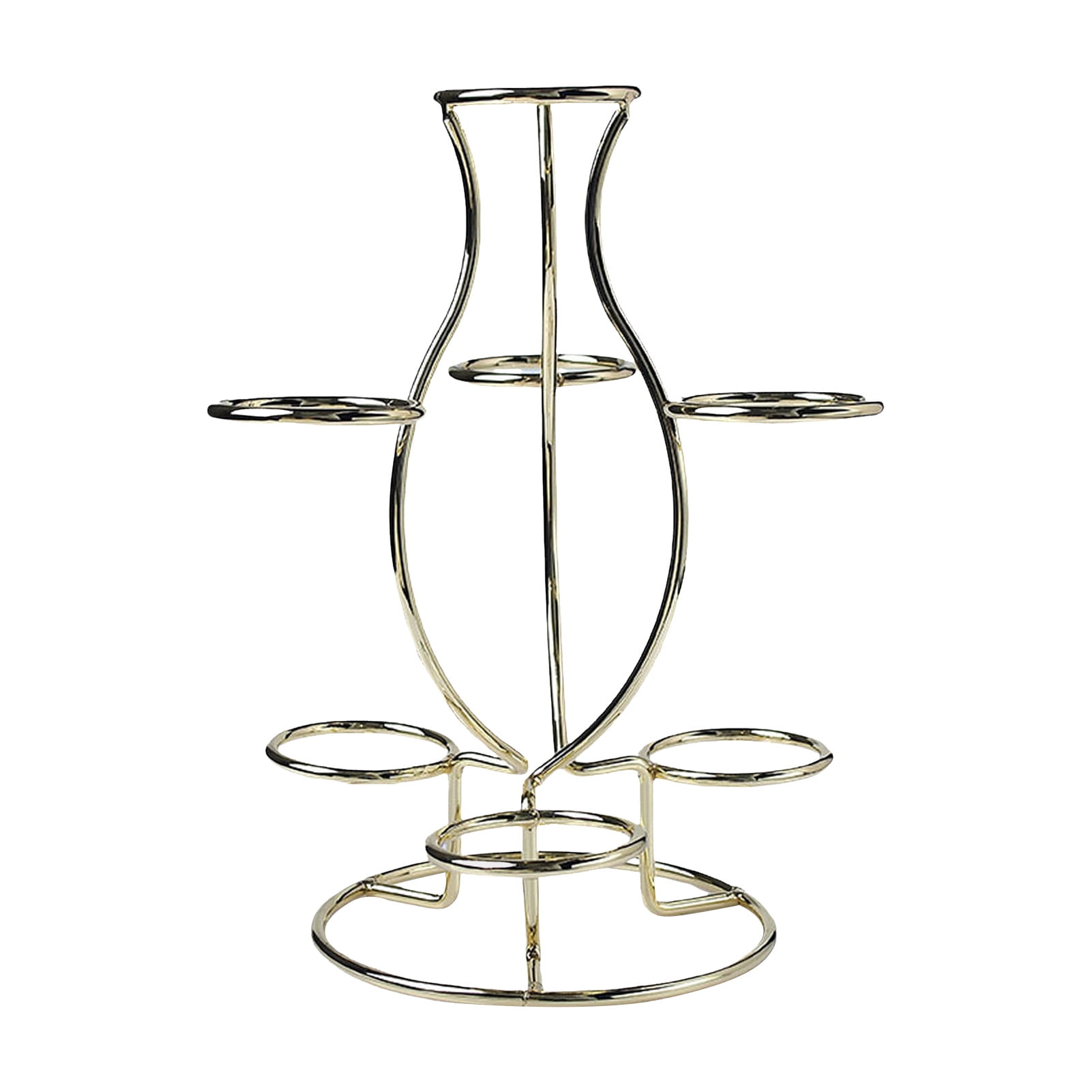 Pebbuoy Sphere Metal Display Stand 7 Faux Crystal Ball Decorative Glass ...