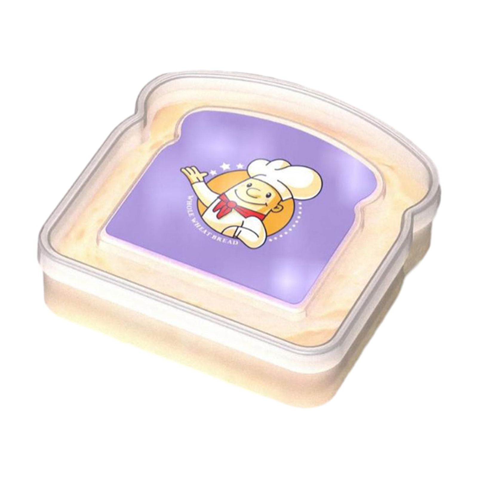 Pebbuoy Transparent Bread Box Food Grade BPA Free Reusable Lightweight ...