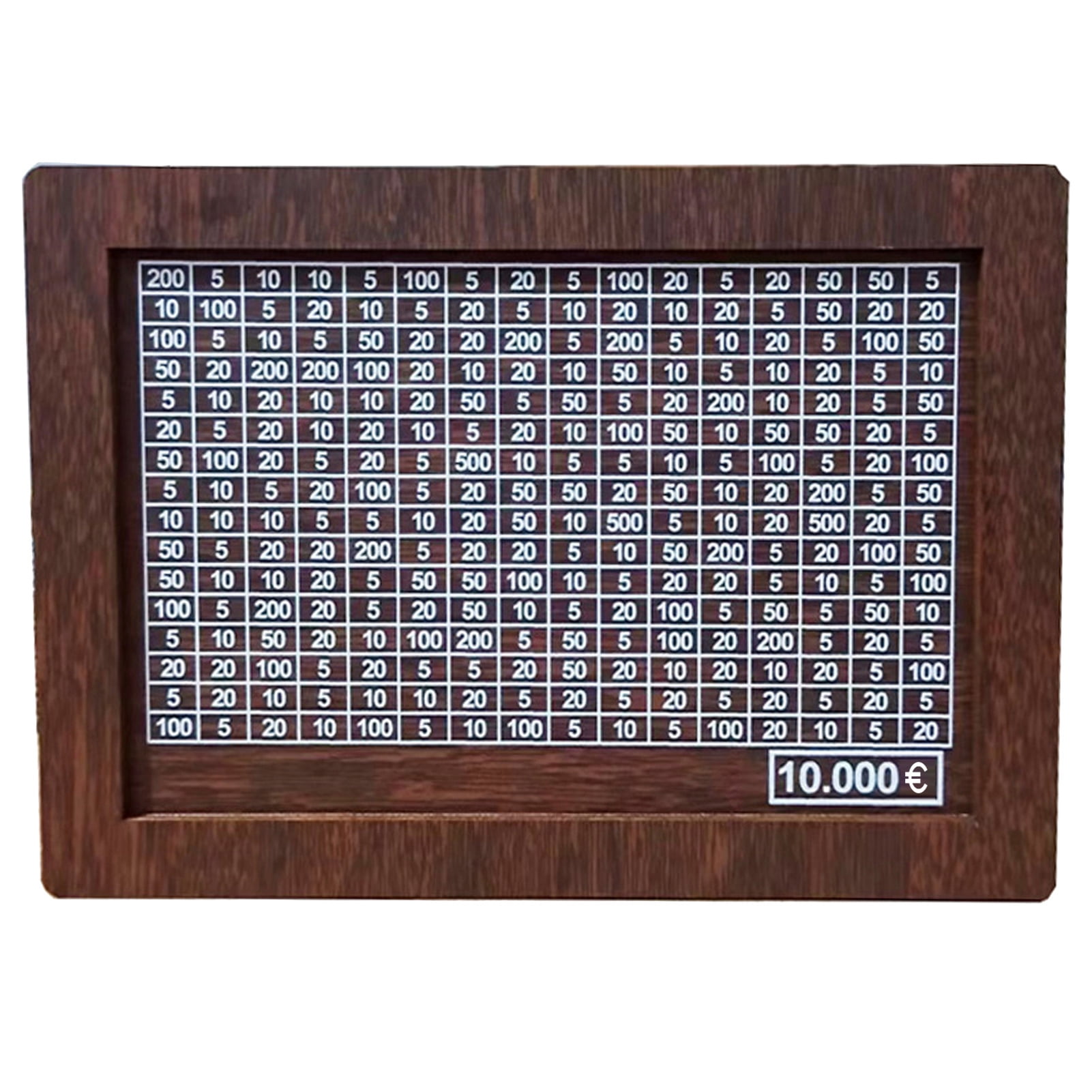 Pebbuoy Wood Money Box with Counter Pen Large Capacity 1000/2000/3000 ...