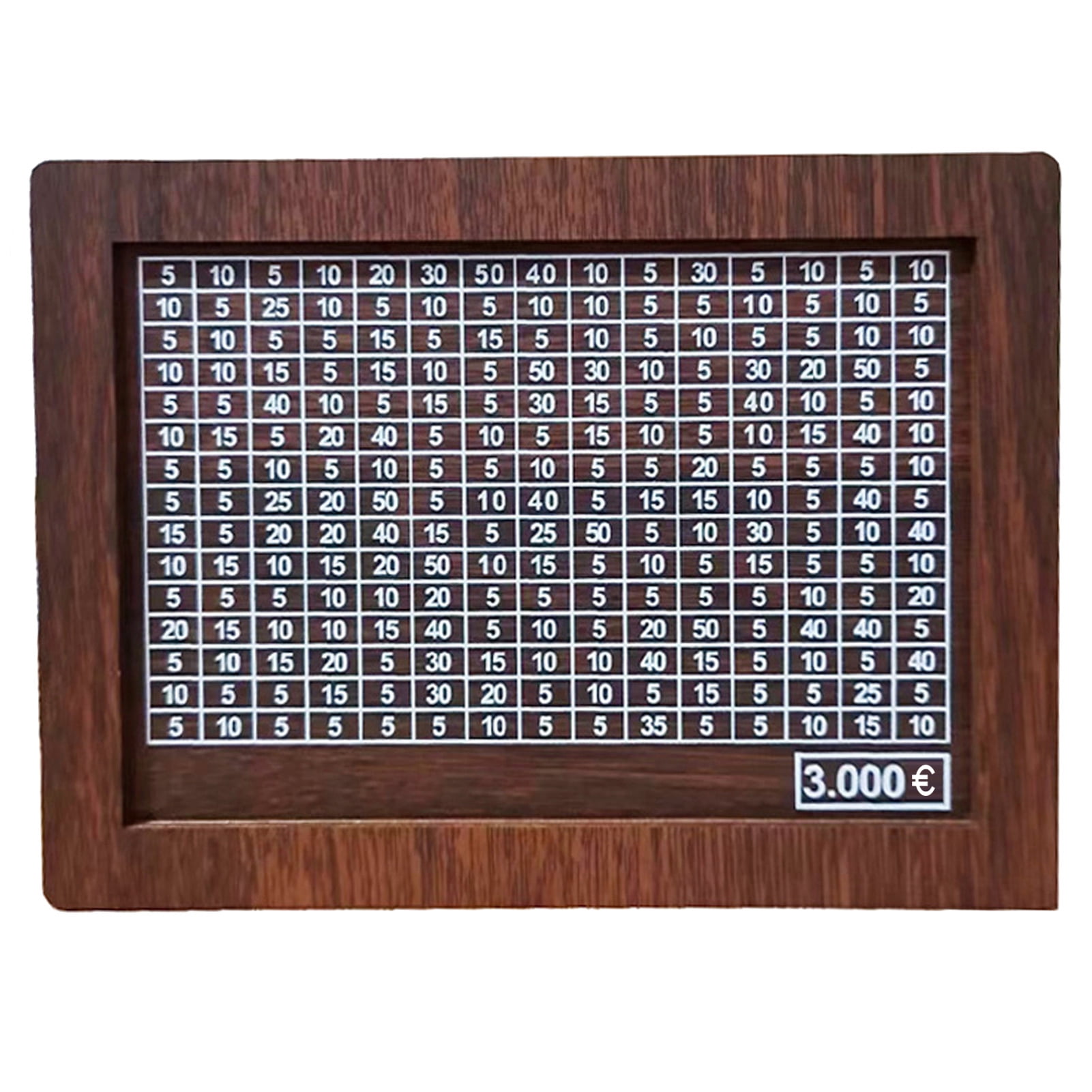 Pebbuoy Wood Money Box with Counter Pen Large Capacity 1000/2000/3000 ...