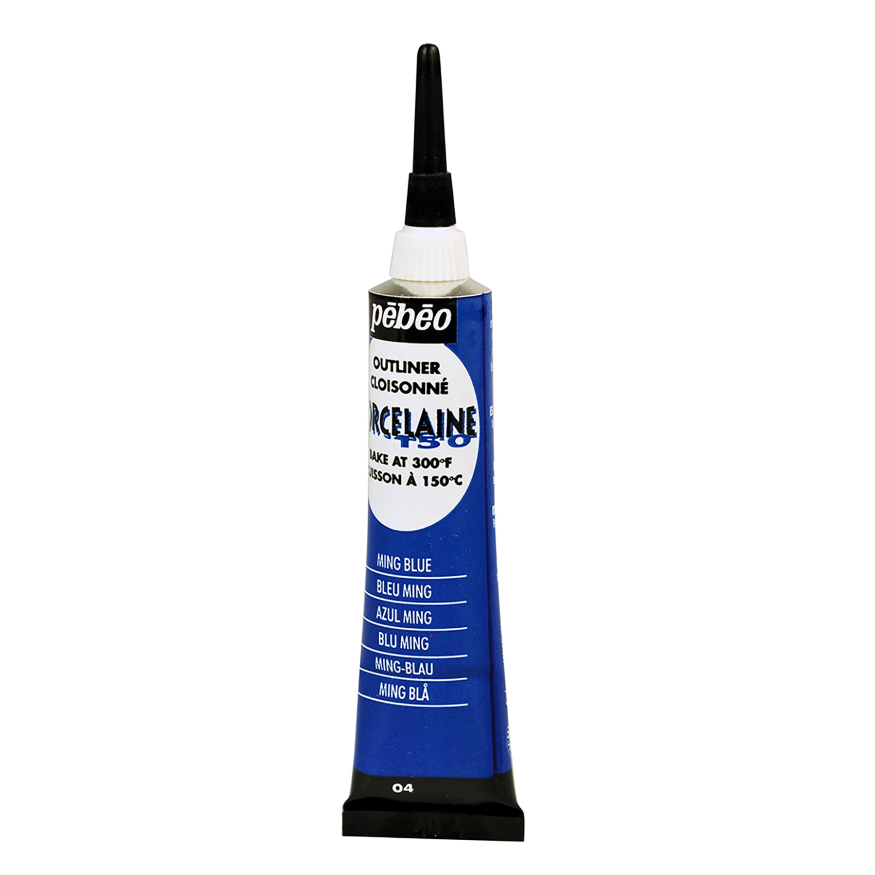 Pebeo Porcelaine 150 Paint Outliner, Ming Blue - Walmart.com