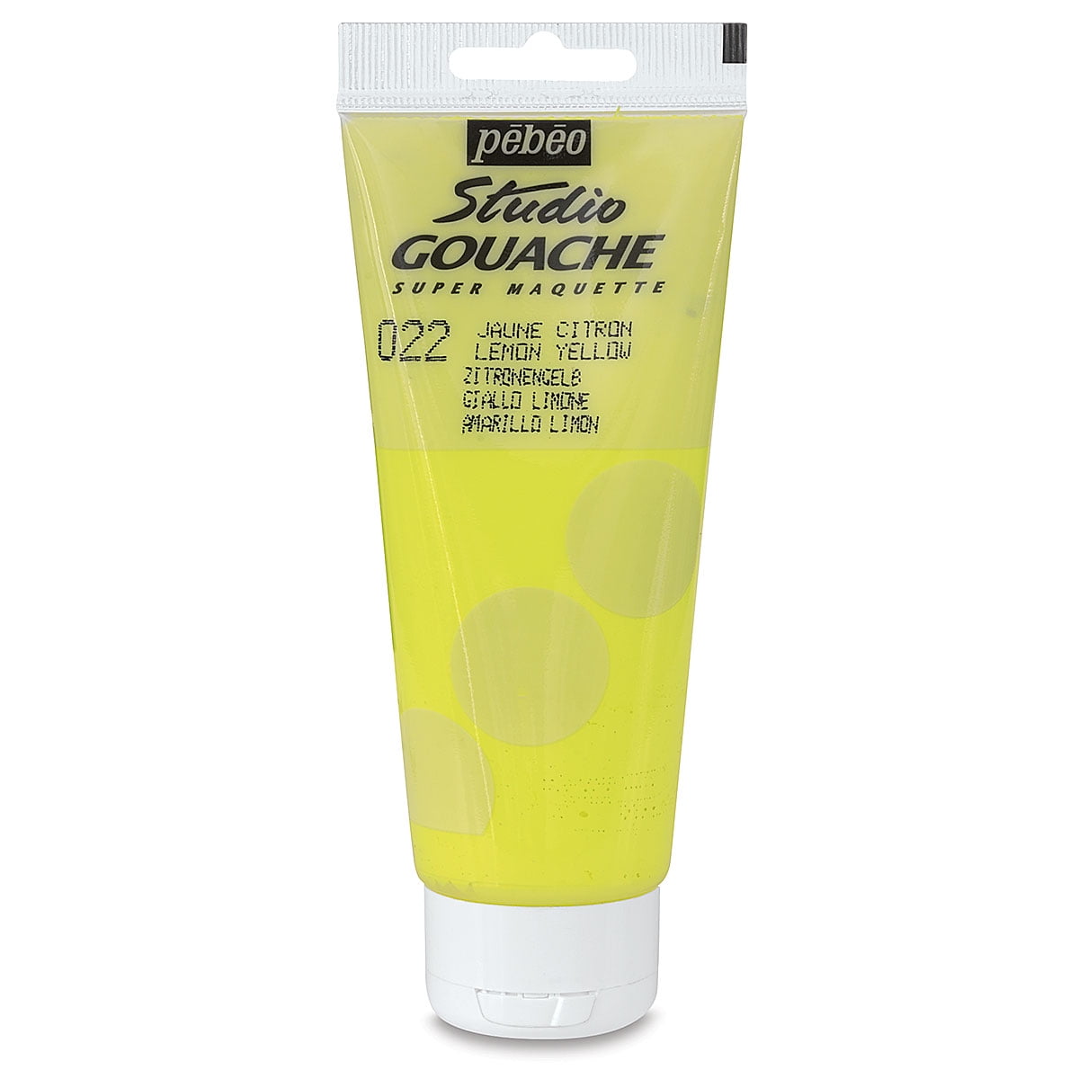 Pebeo Studio Gouache - Lemon Yellow, 100 ml Tube - Walmart.com