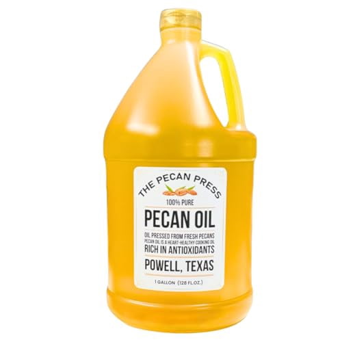 Pecan Oil, 1 Gallon, Heart Healthy Cooking Oil, Nutty Flavor, Made in ...